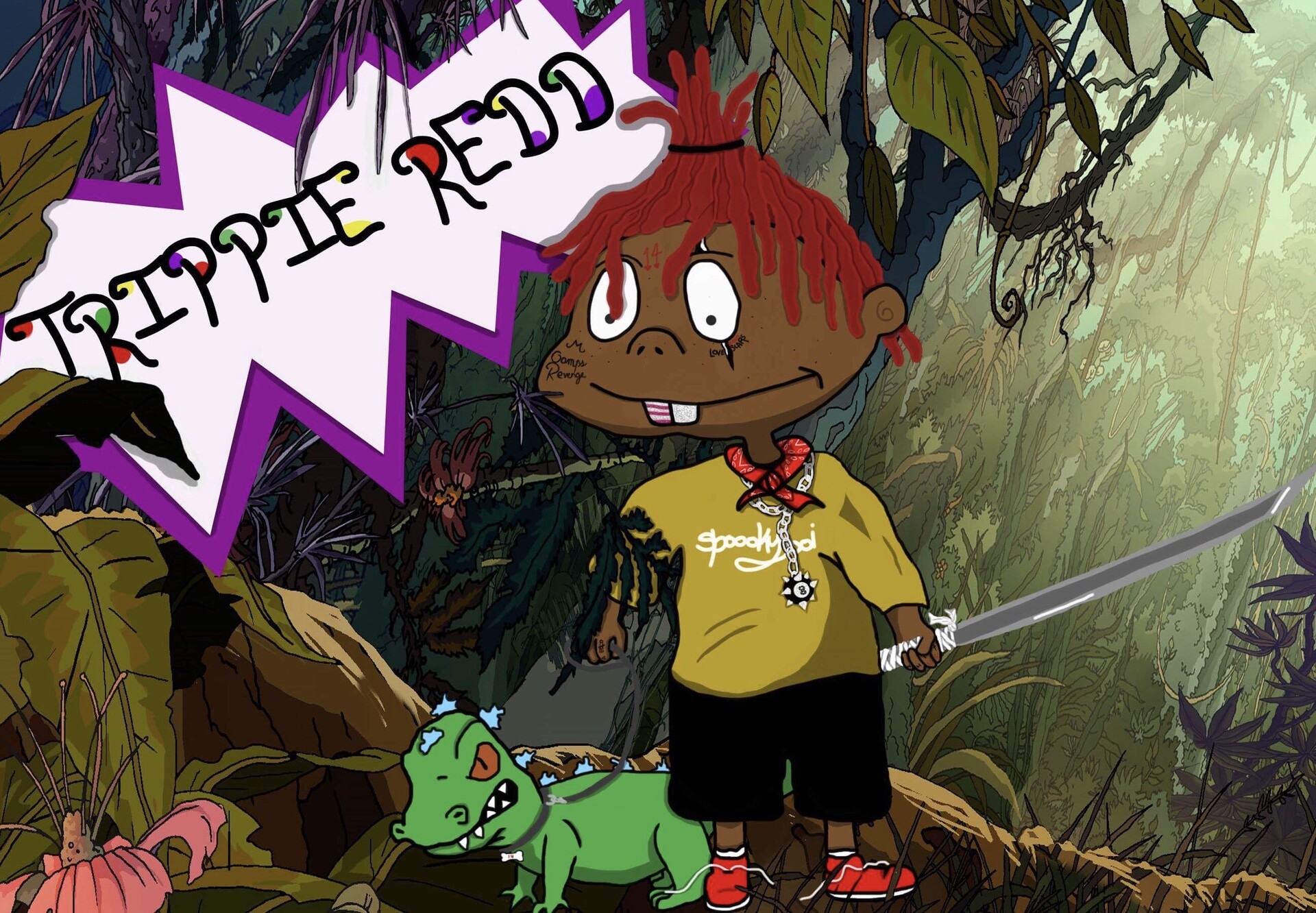Artstation Trippie Redd X Rugrats