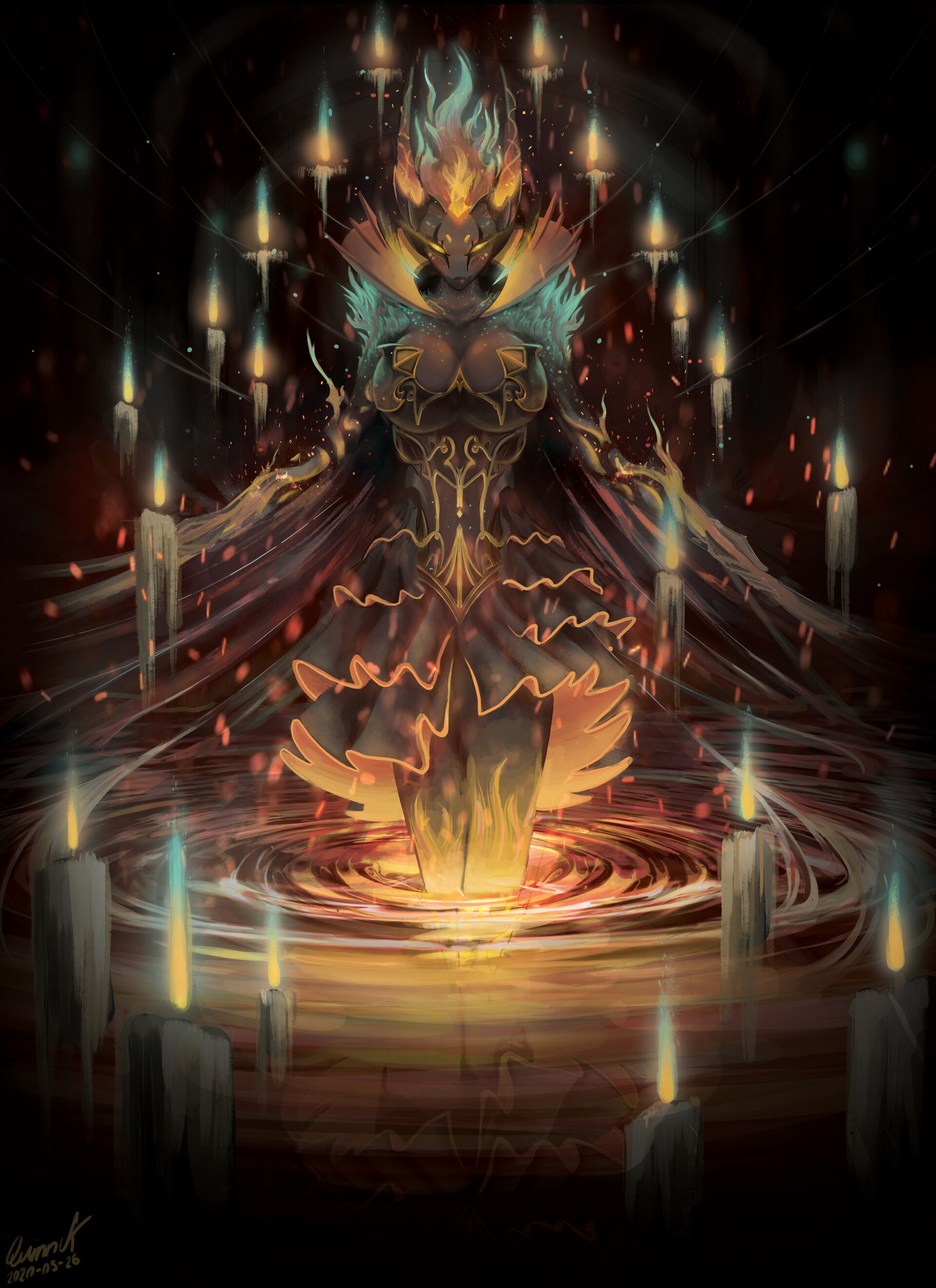 ArtStation - Demon of Fire and Fury