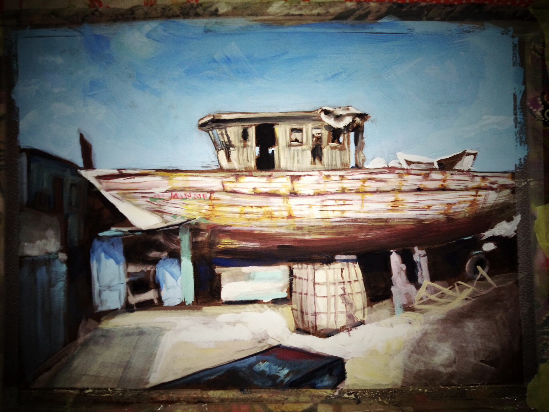 ArtStation - old boat