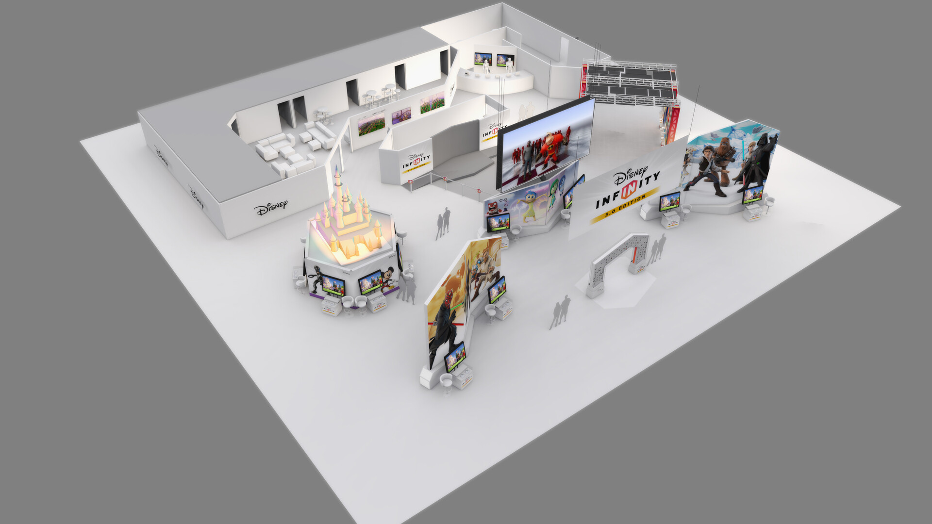 Reid Baker - (2015) E3 Disney Infinity Booth Design