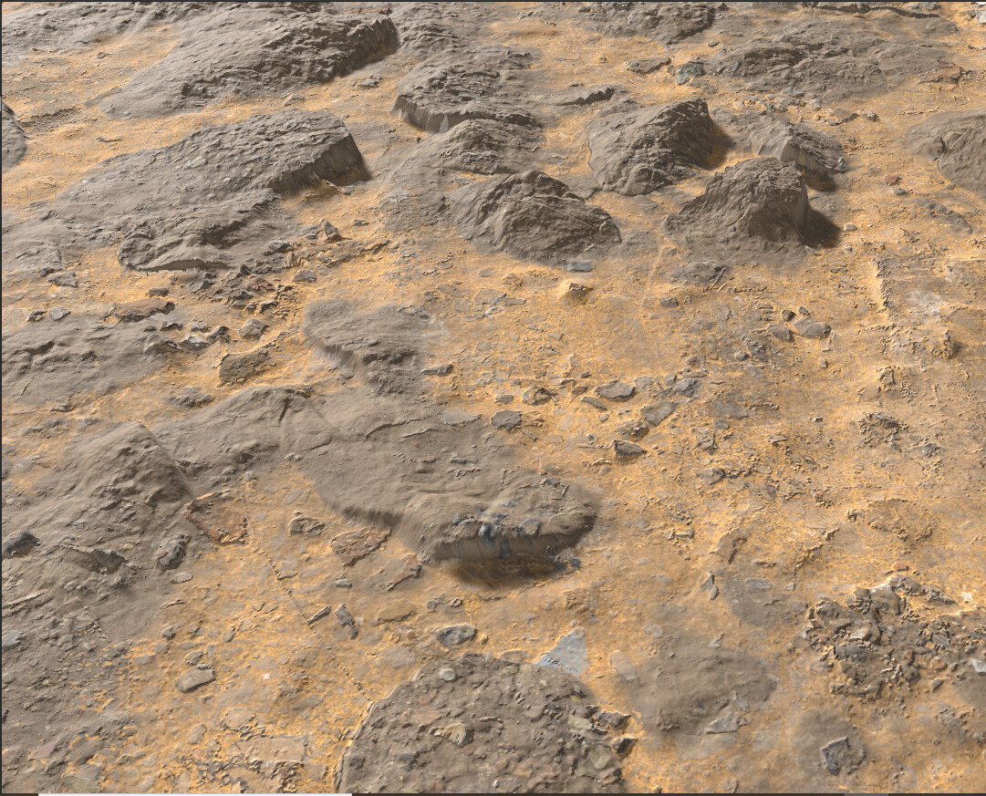 Nodi Ray - Rocky Sand Material