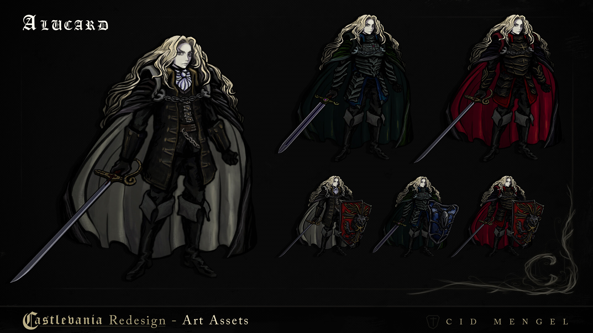 Cid Mengel - Castlevania: Symphony of the Night UI Redesign