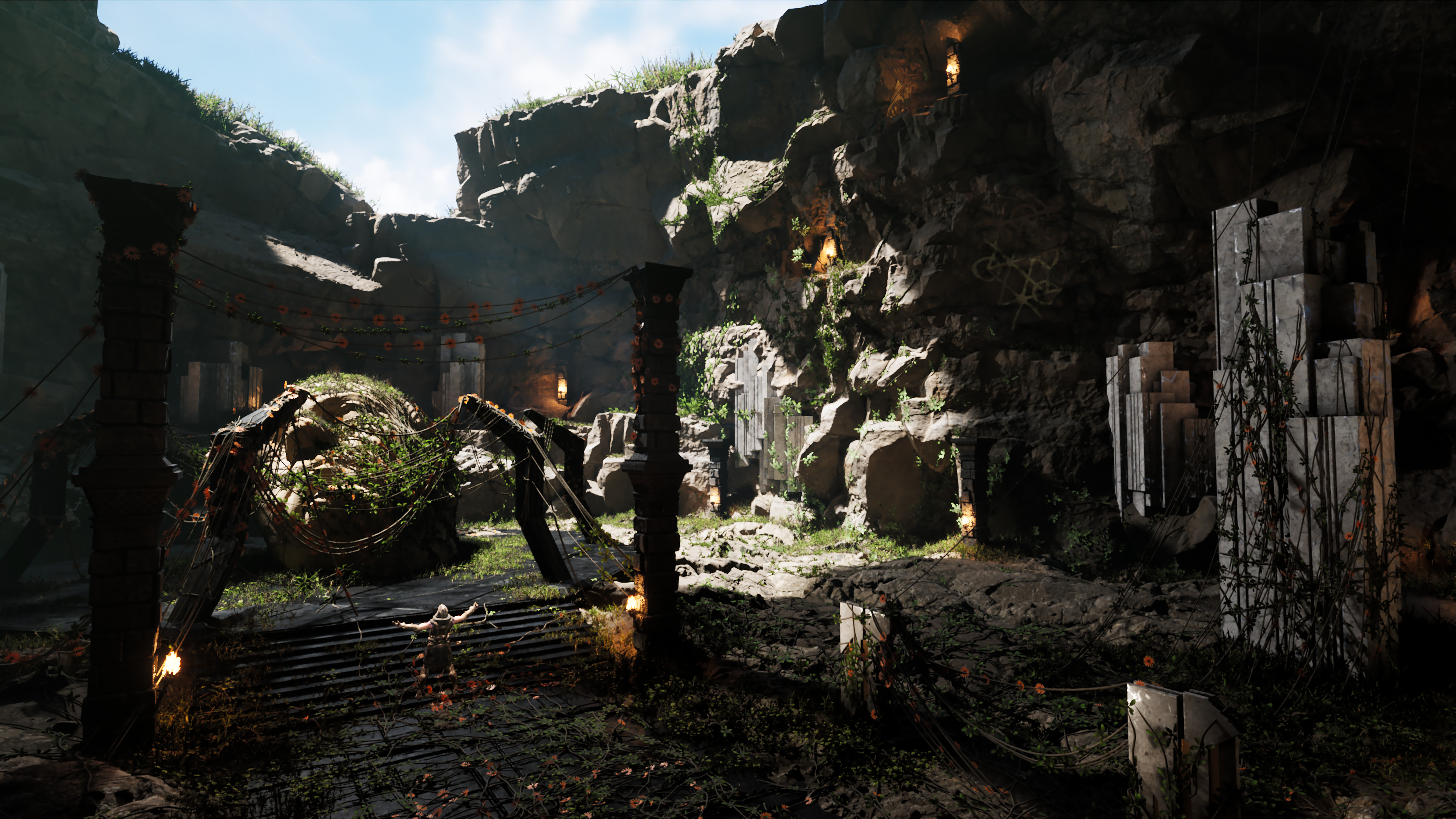 Vishal Ranga Portfolio - Overgrown - Unreal RTX Environment Art
