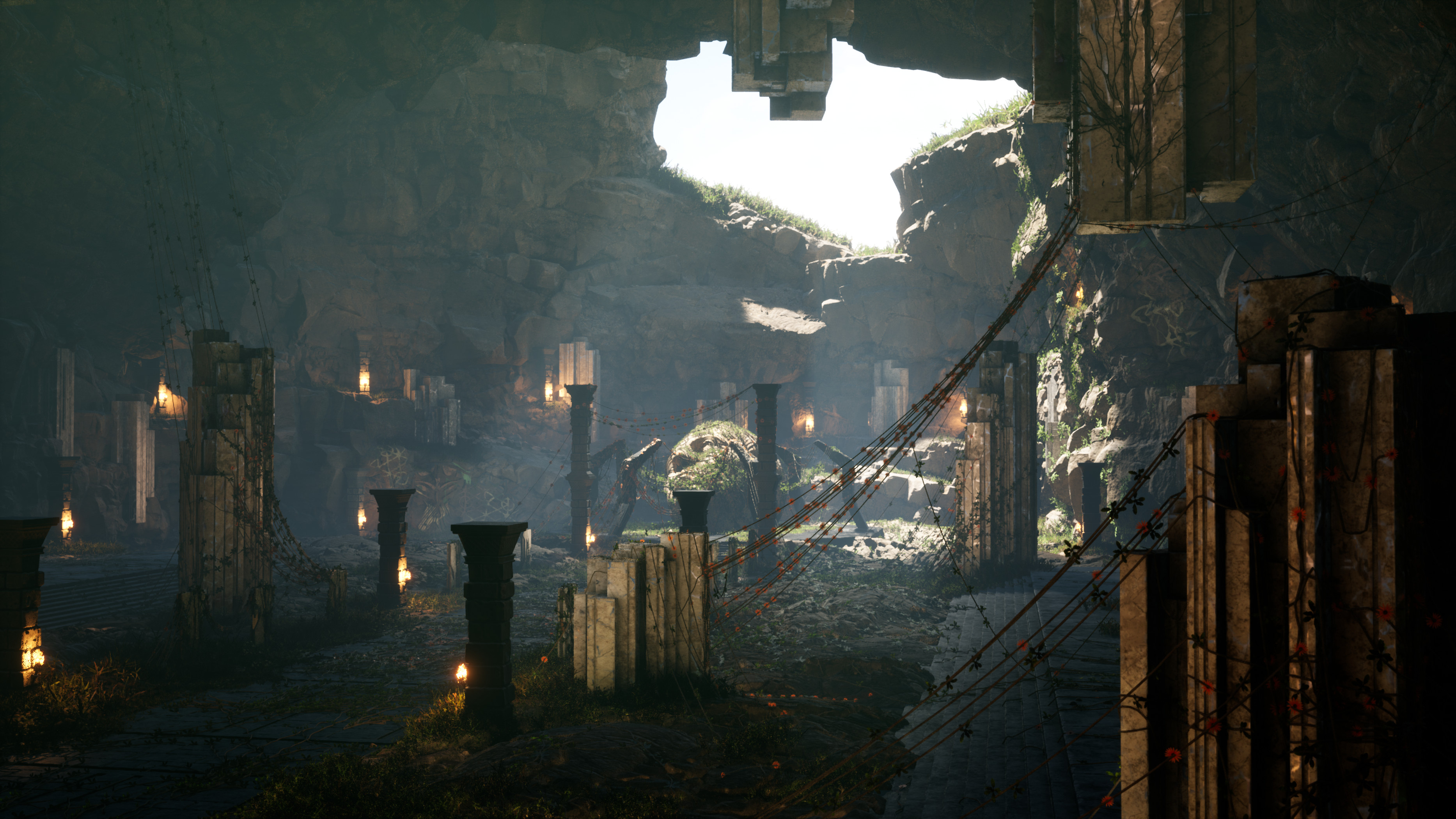 Vishal Ranga Portfolio - Overgrown - Unreal RTX Environment Art