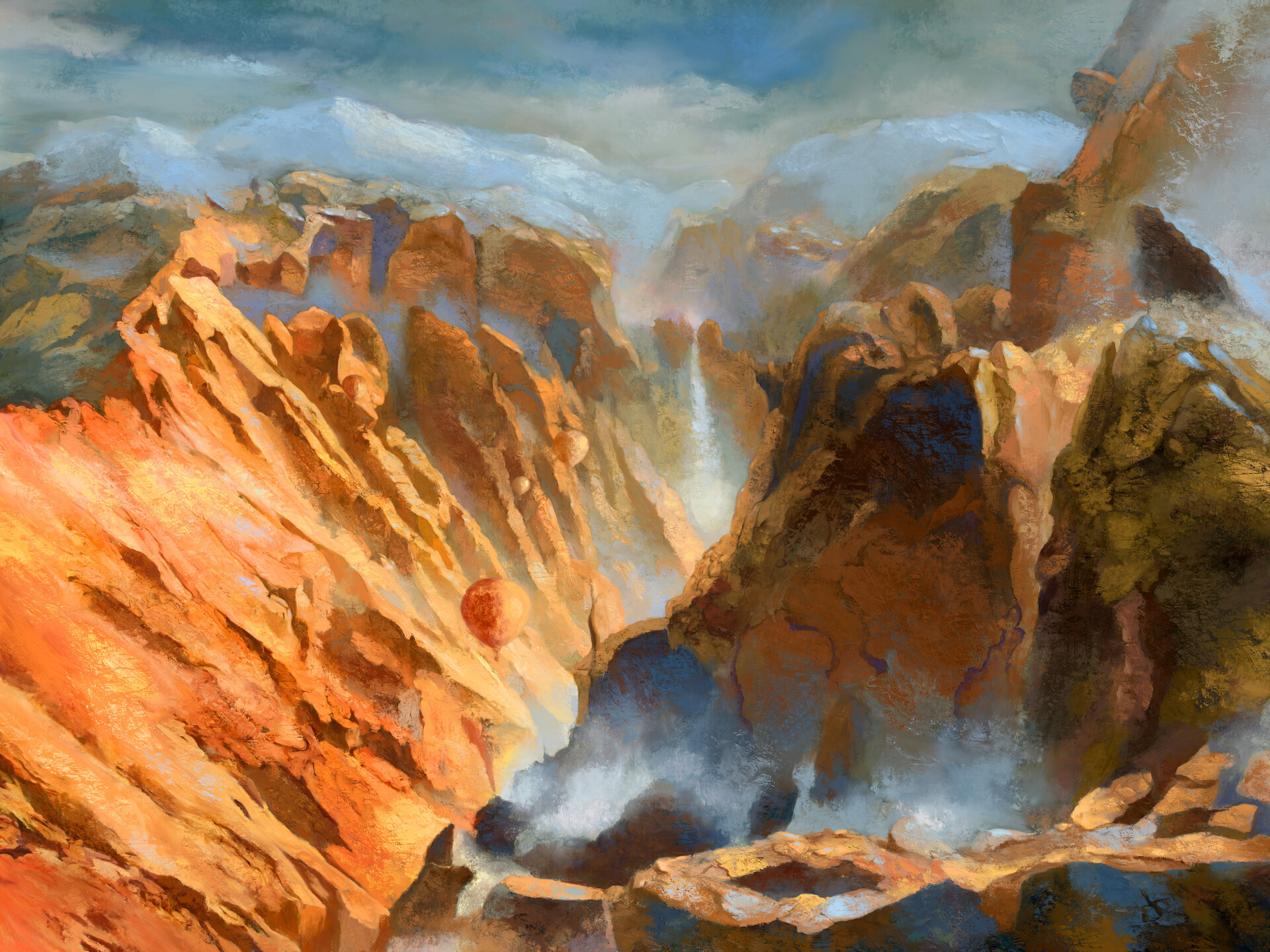 ArtStation - Spring Canyon