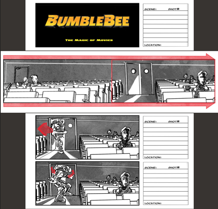 ArtStation - Bumblebee StoryBoards