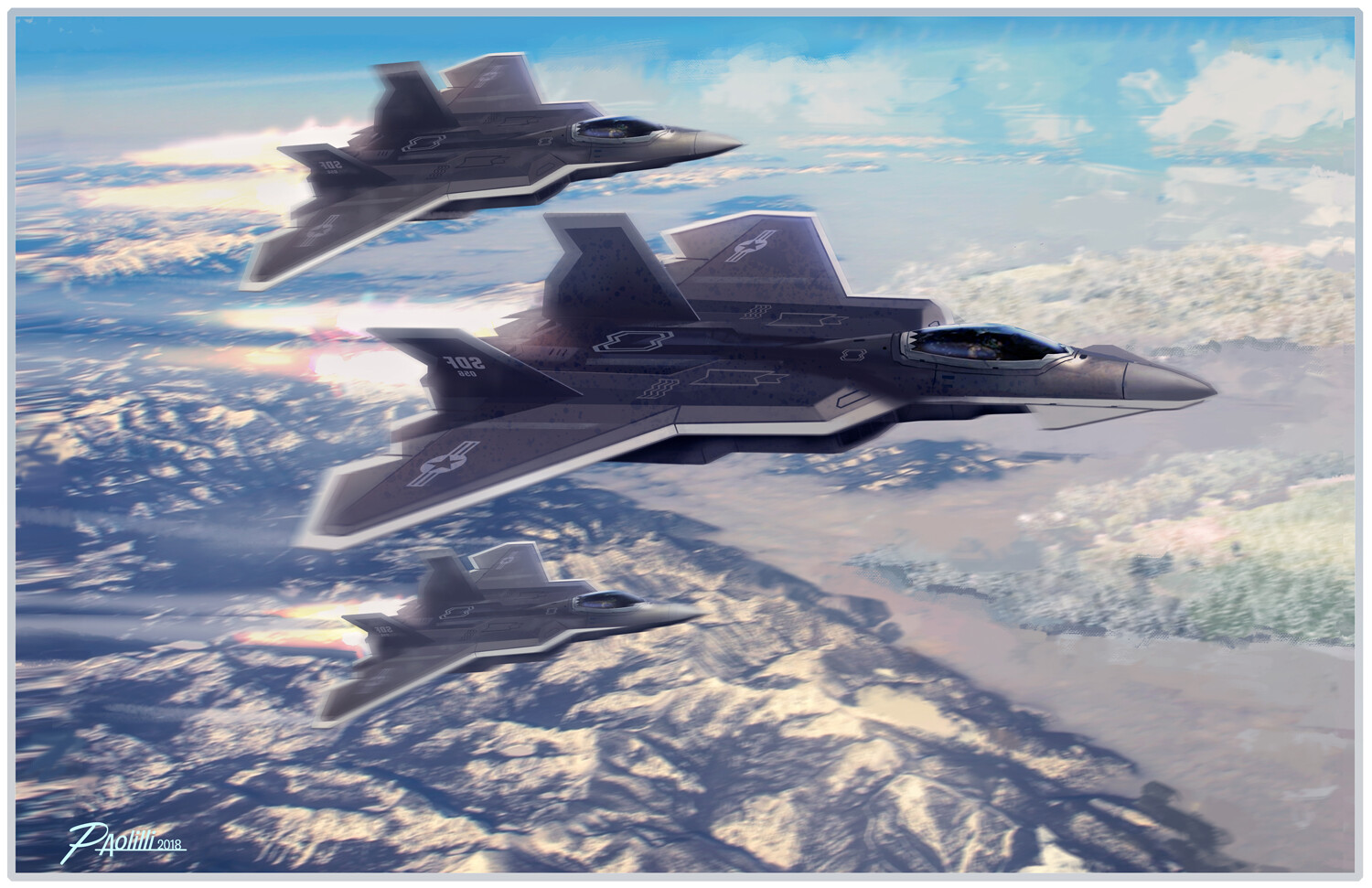 ArtStation - Fighter jets and Guns