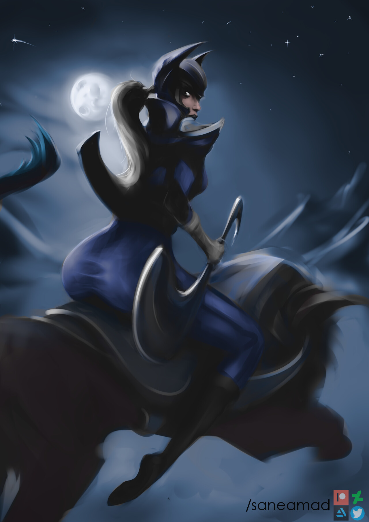 ArtStation - Luna (DOTA 2)