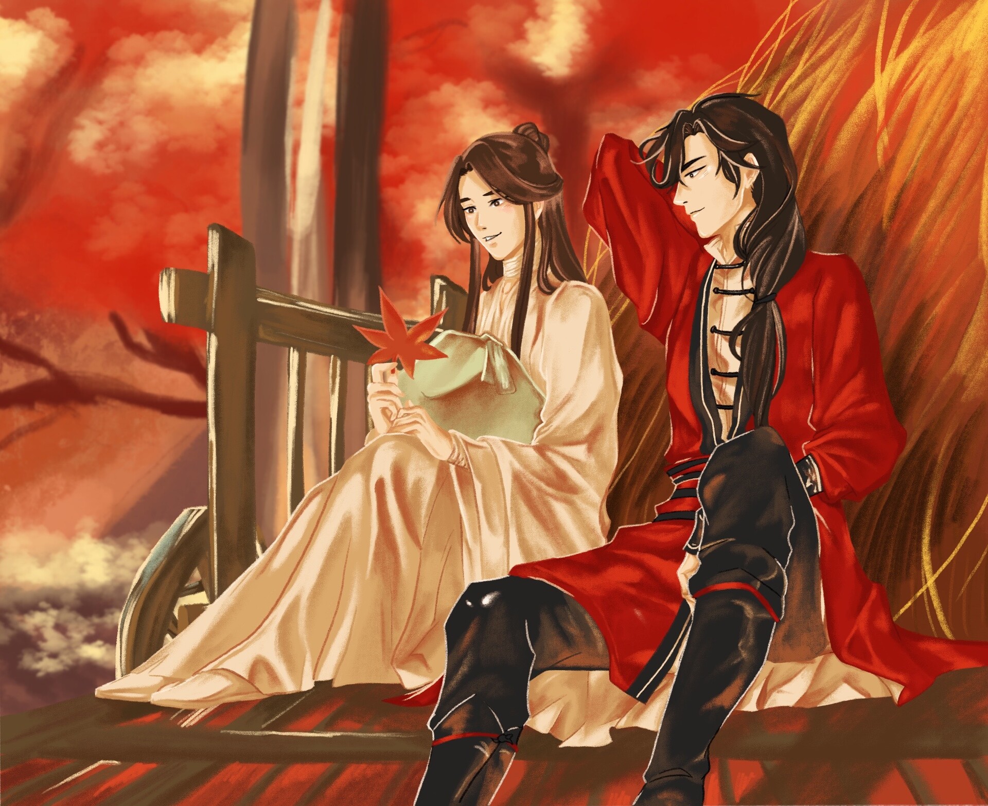 ArtStation - Tian Guan Ci Fu - Hua Lian & Xie Lian