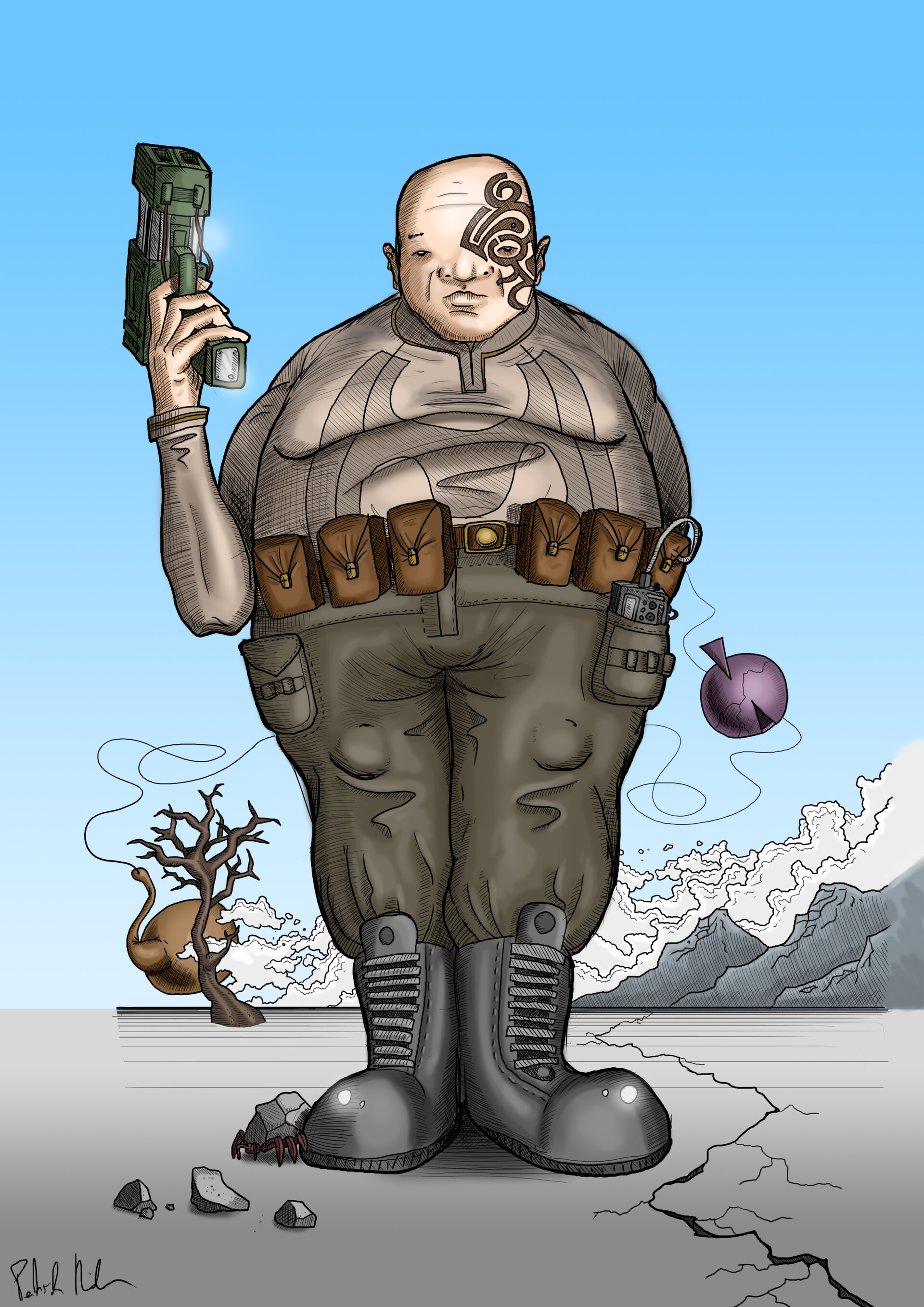 ArtStation - Fat Soldier