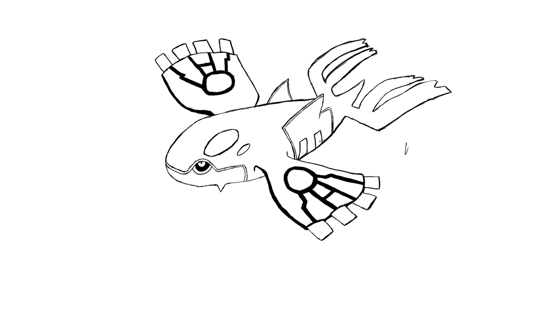 kyogre coloring pages