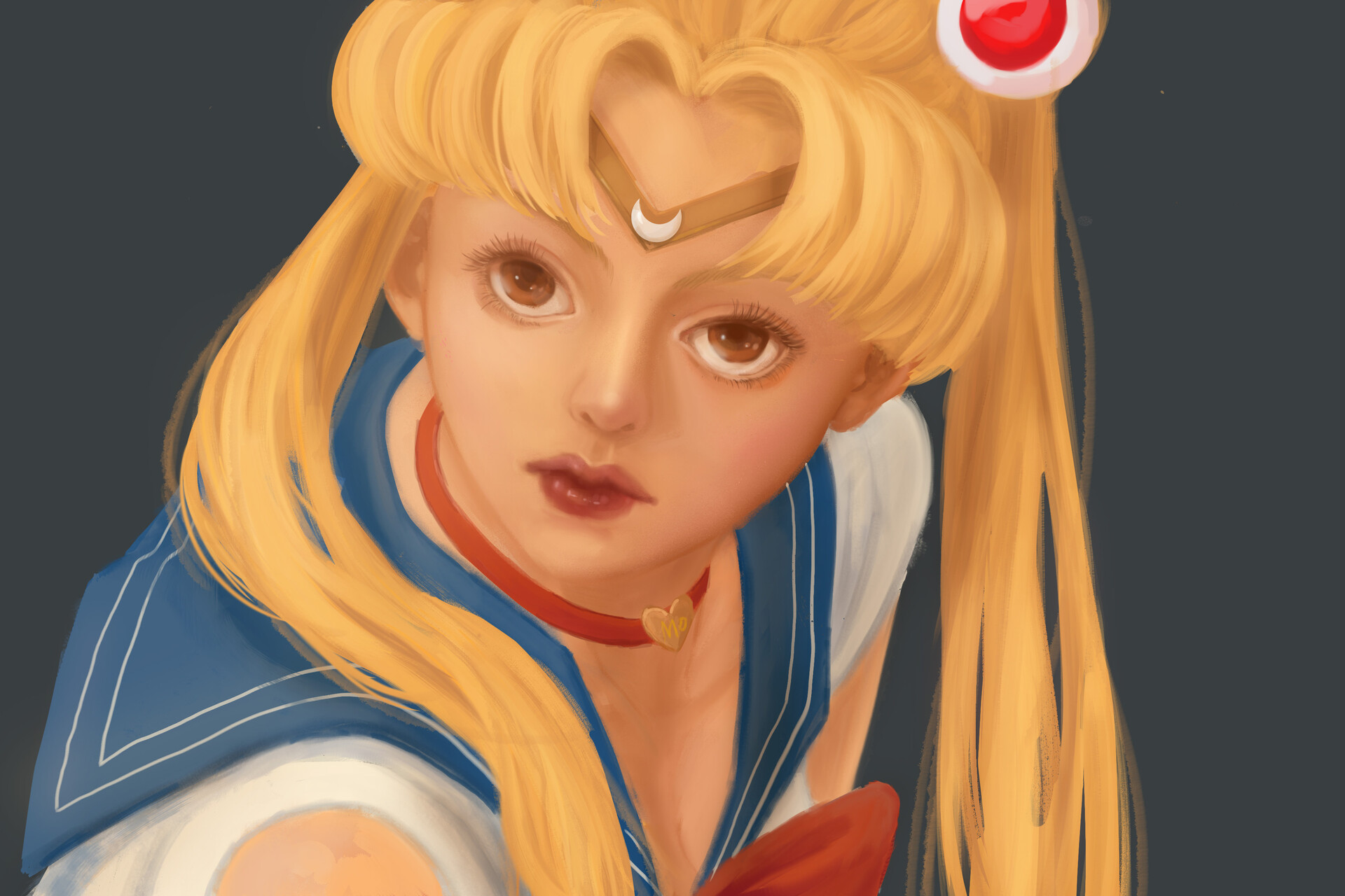 ArtStation - sailor moon redraw