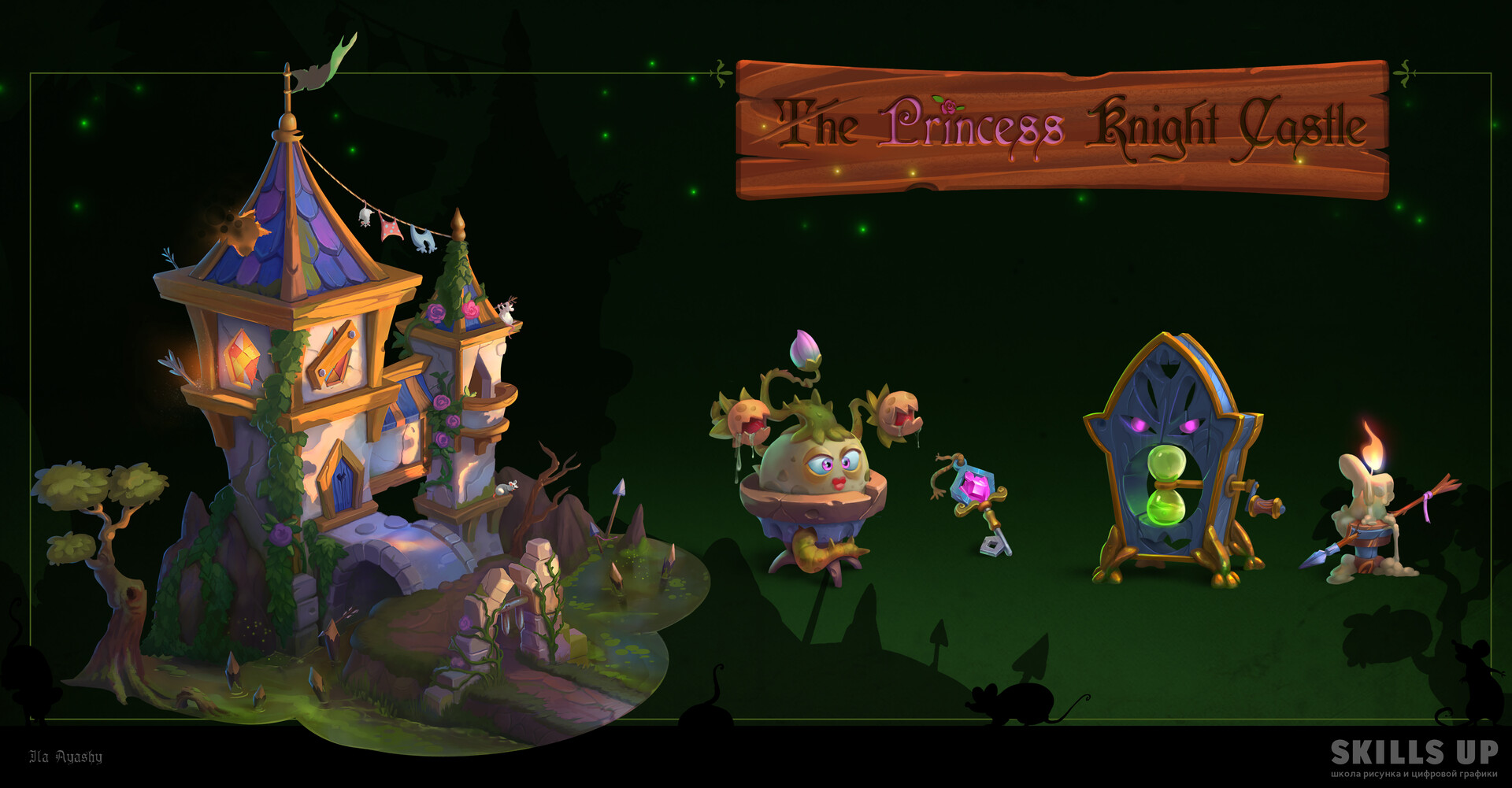 ArtStation - The Princess Knight Castle