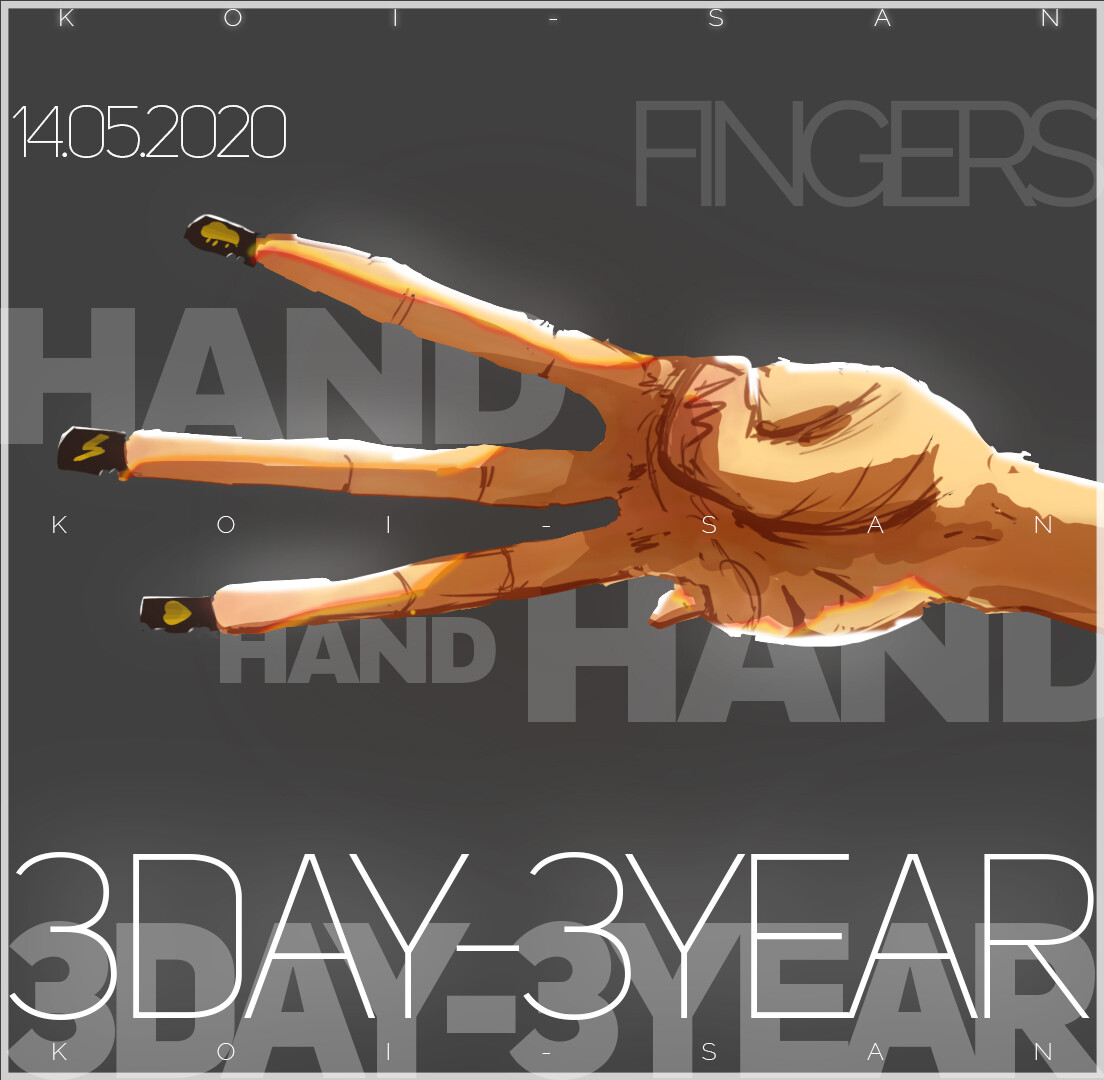 ArtStation - HAND and 3 fingers