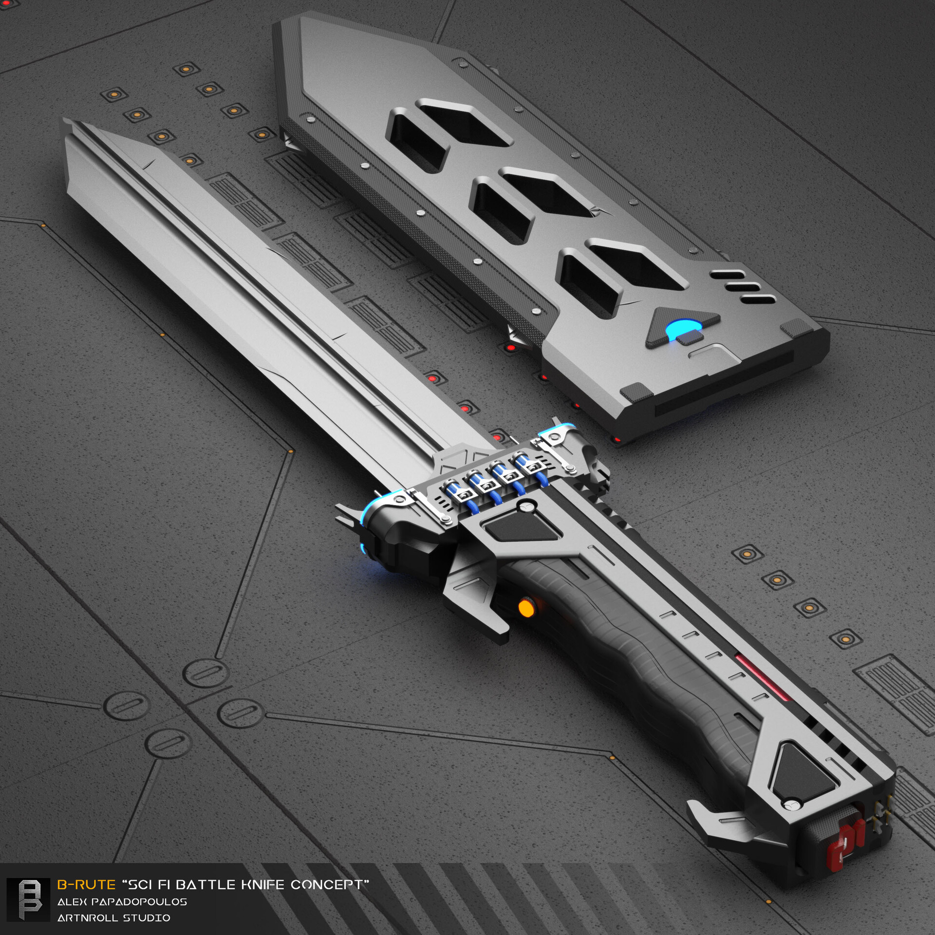 Futuristic Knife Concept