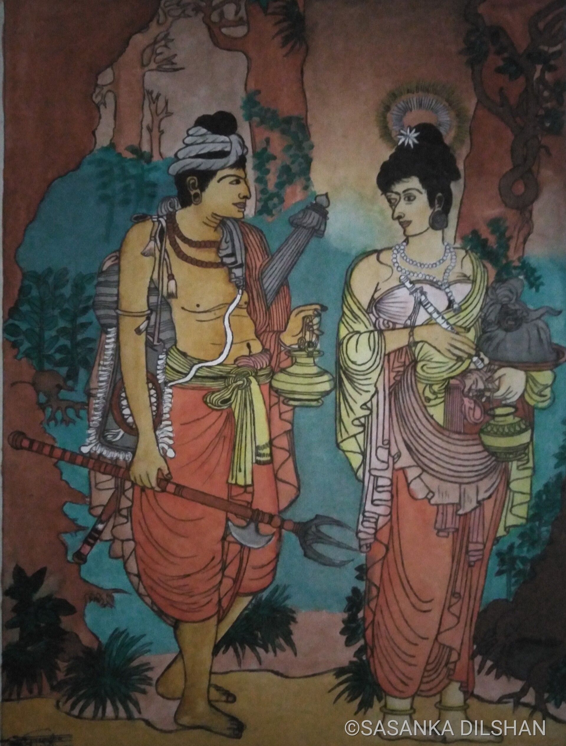 ArtStation - Prince DANTHA and Princess HEMAMALA