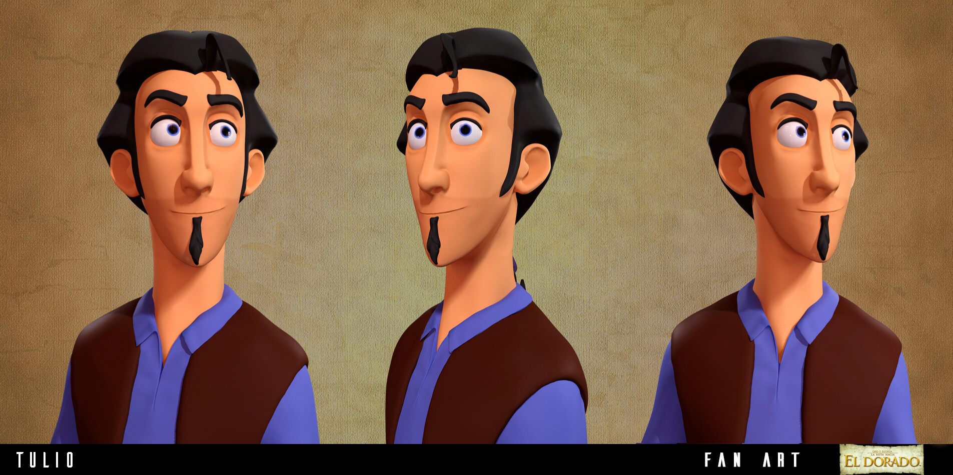 ArtStation - Road to Dorado: Tulio