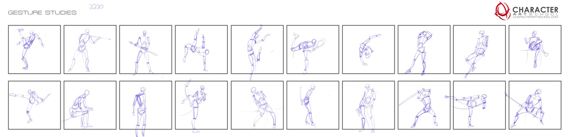 ArtStation - Dynamic Form Gestures