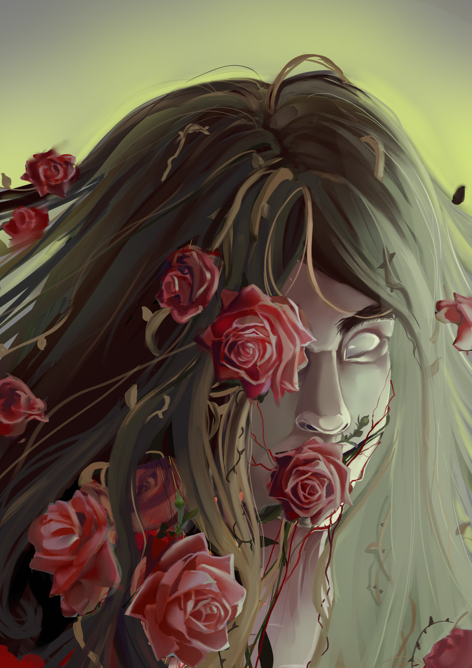 ArtStation - Rose thorn