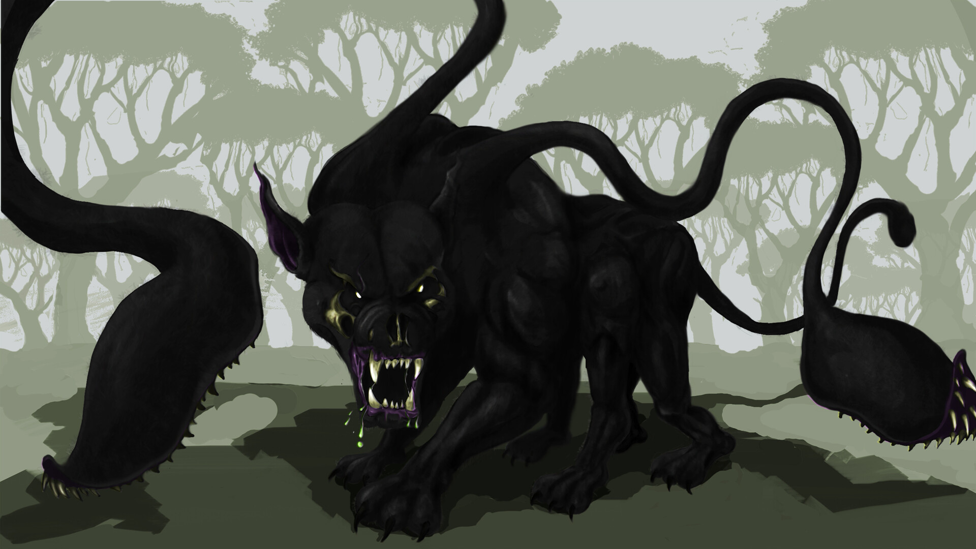 ArtStation - Displacer Beast