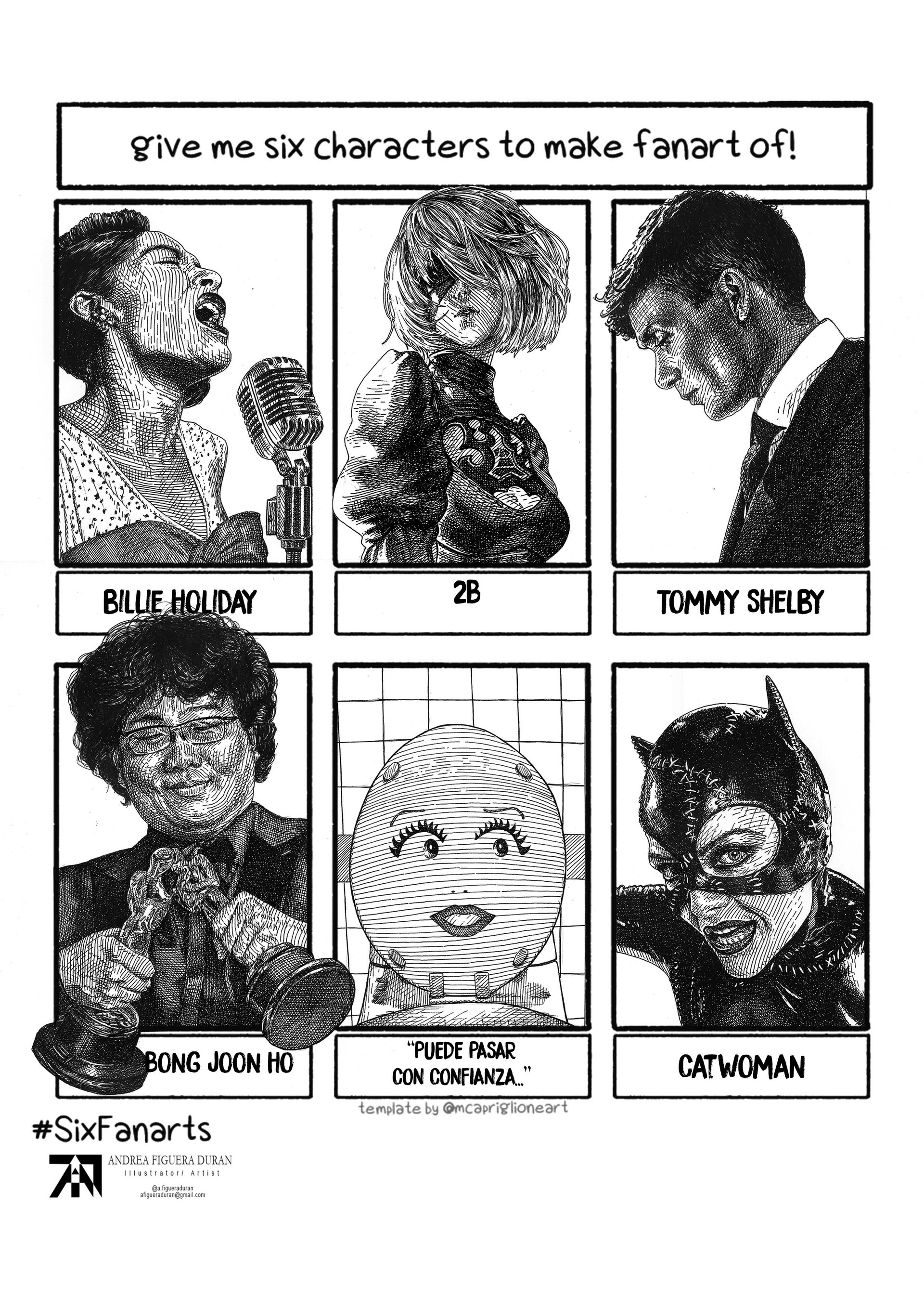 ArtStation - Six Fan Arts Challenge