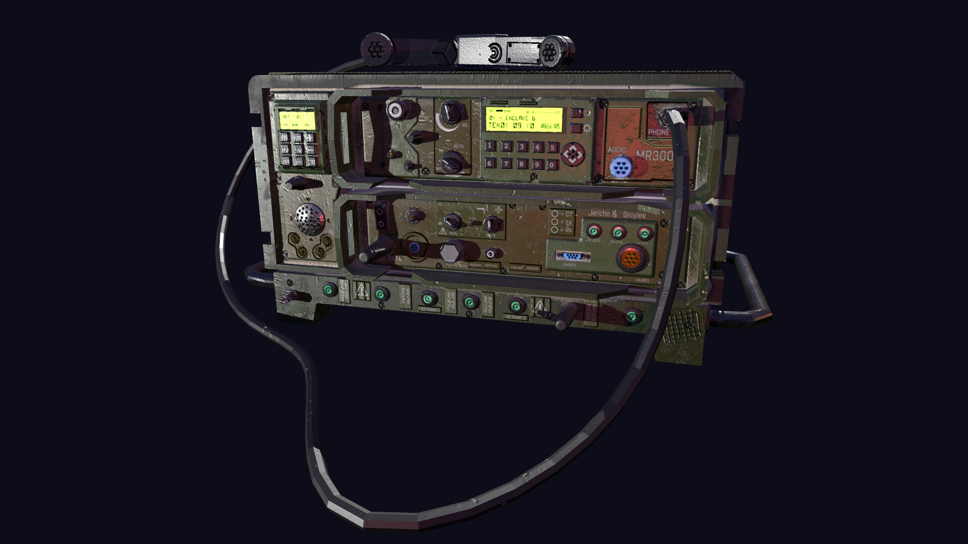 ArtStation - Worn Military Radio - Hero Prop