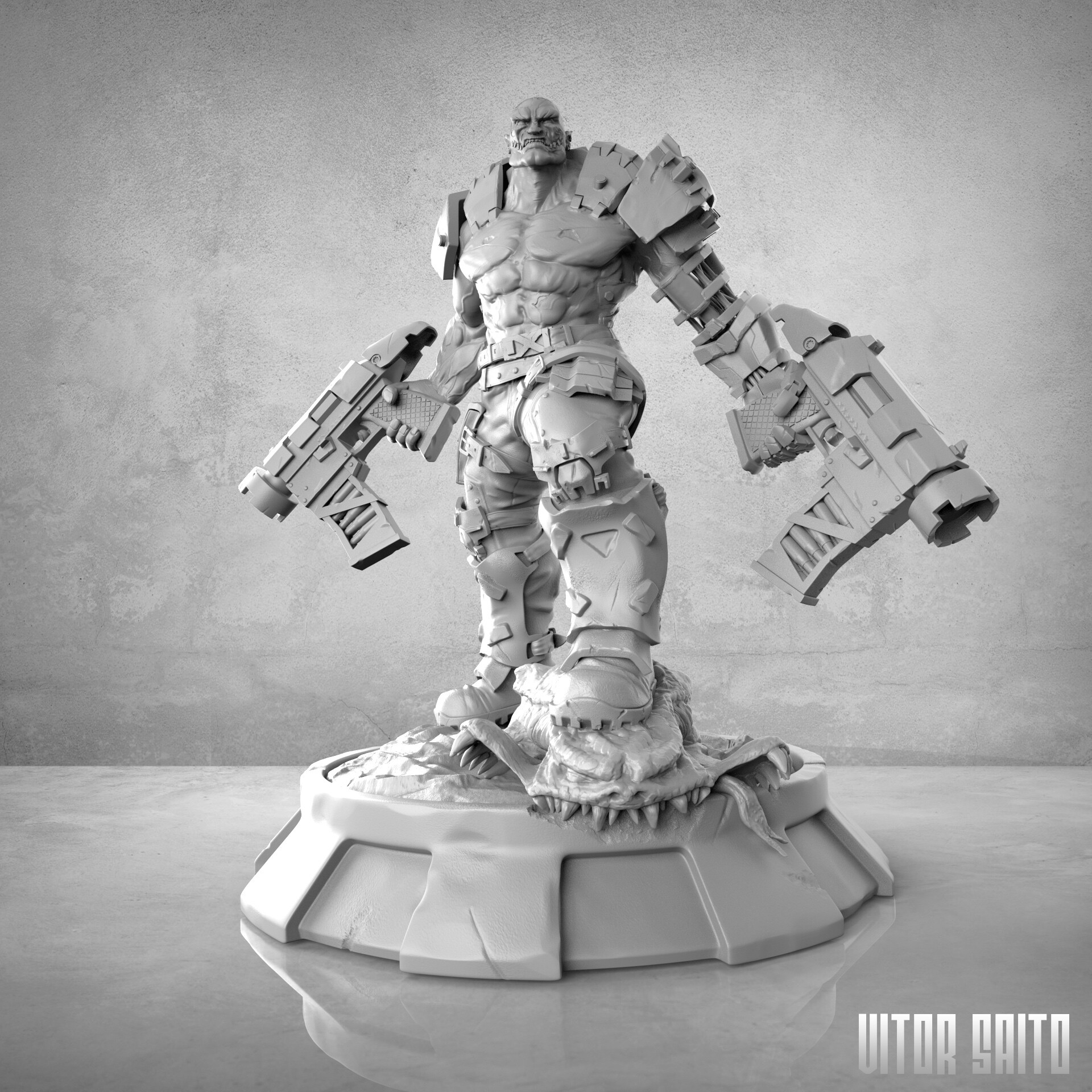 Vitor Saito - Cyborg Orc | Study