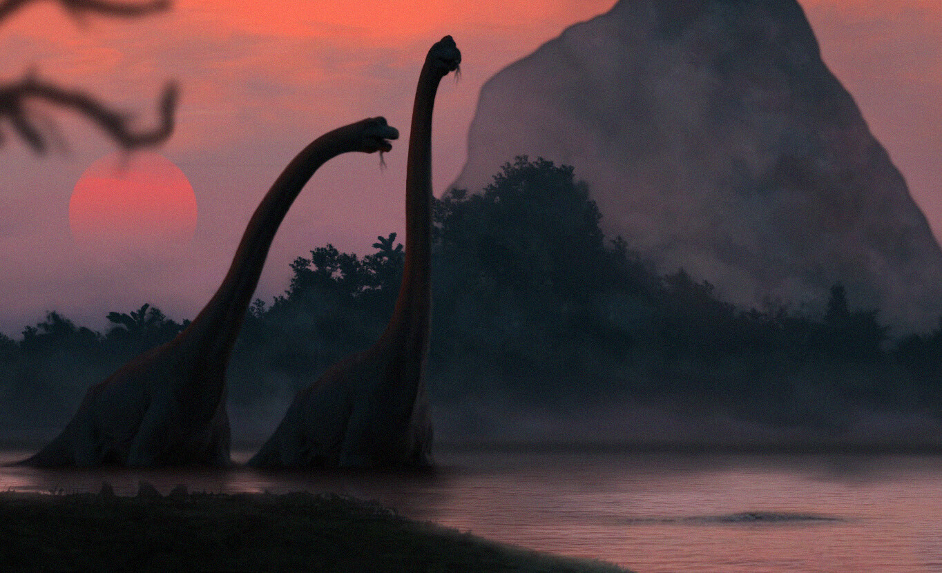 ArtStation - Concept art : Brachiosaurus