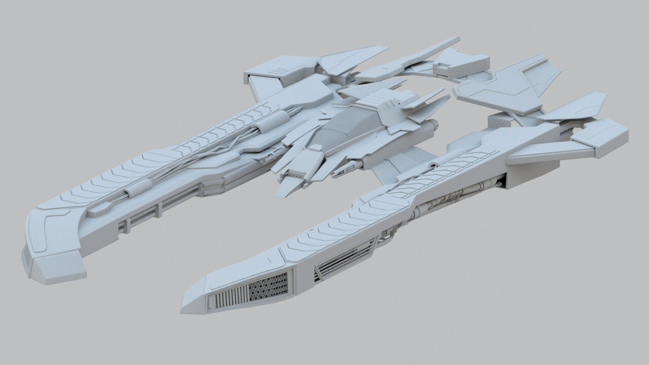 ArtStation - Spaceship design 01