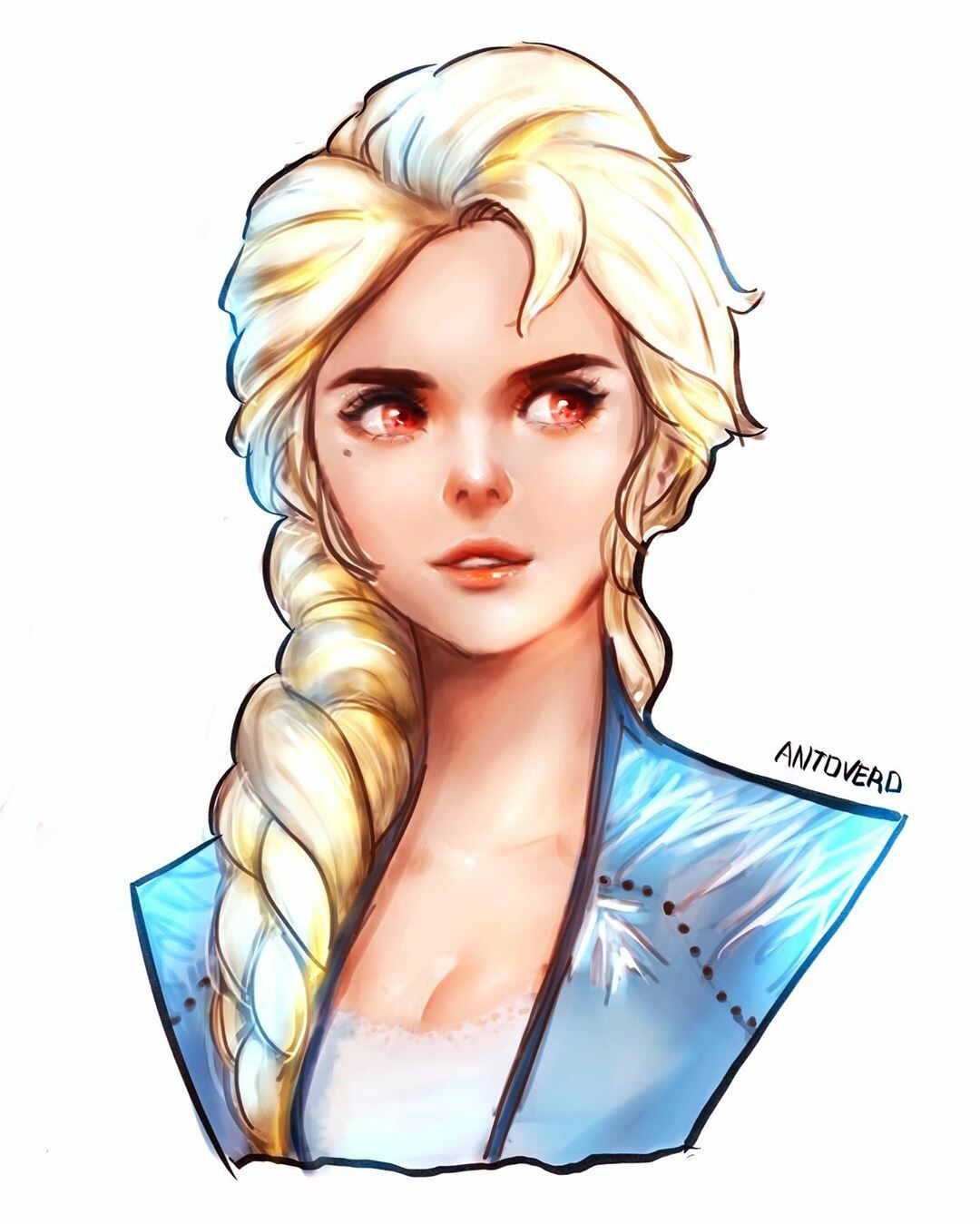 ArtStation - Elsa Frozen 2 fanart (2019)