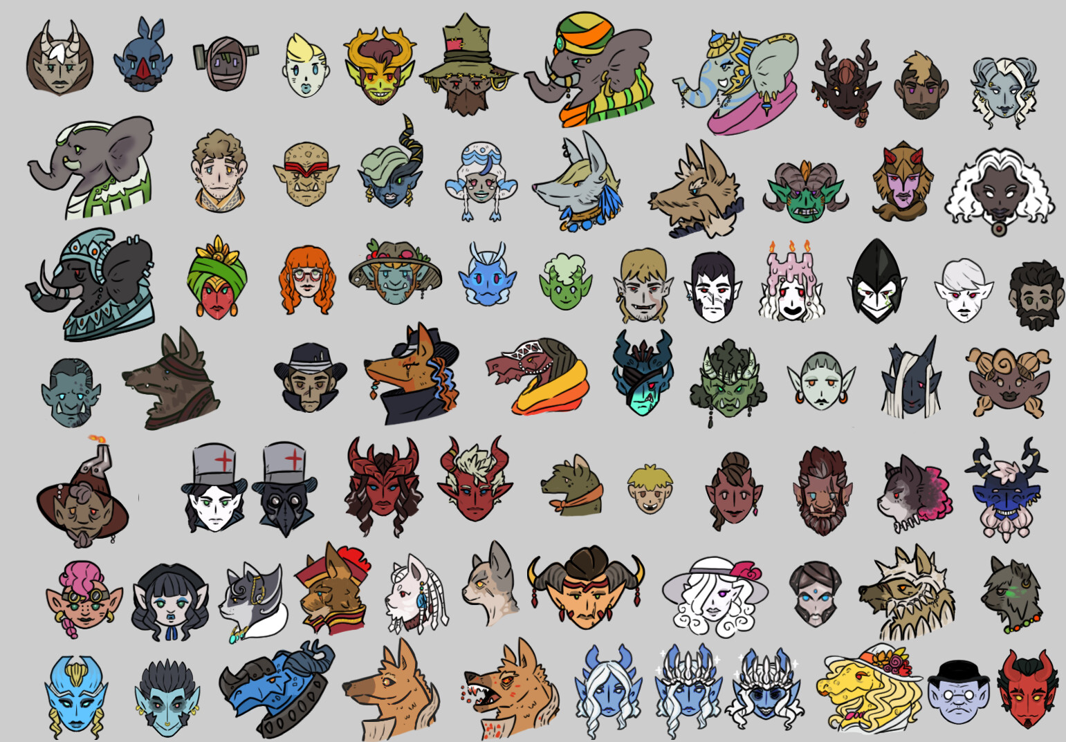 Brandon Darrah - Famine Plains Player and NPC Tokens