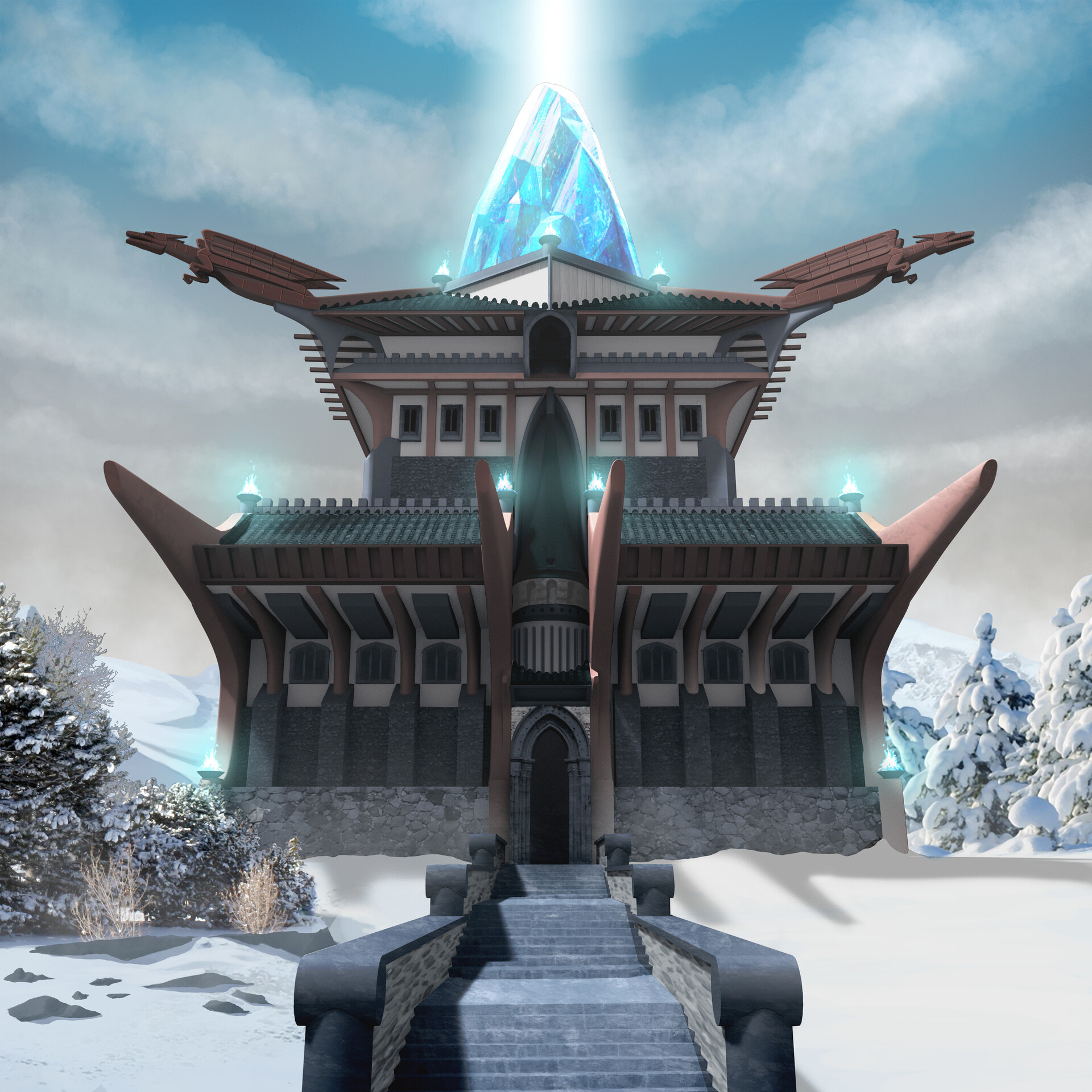 ArtStation - Upcoming Board Game Ice Building