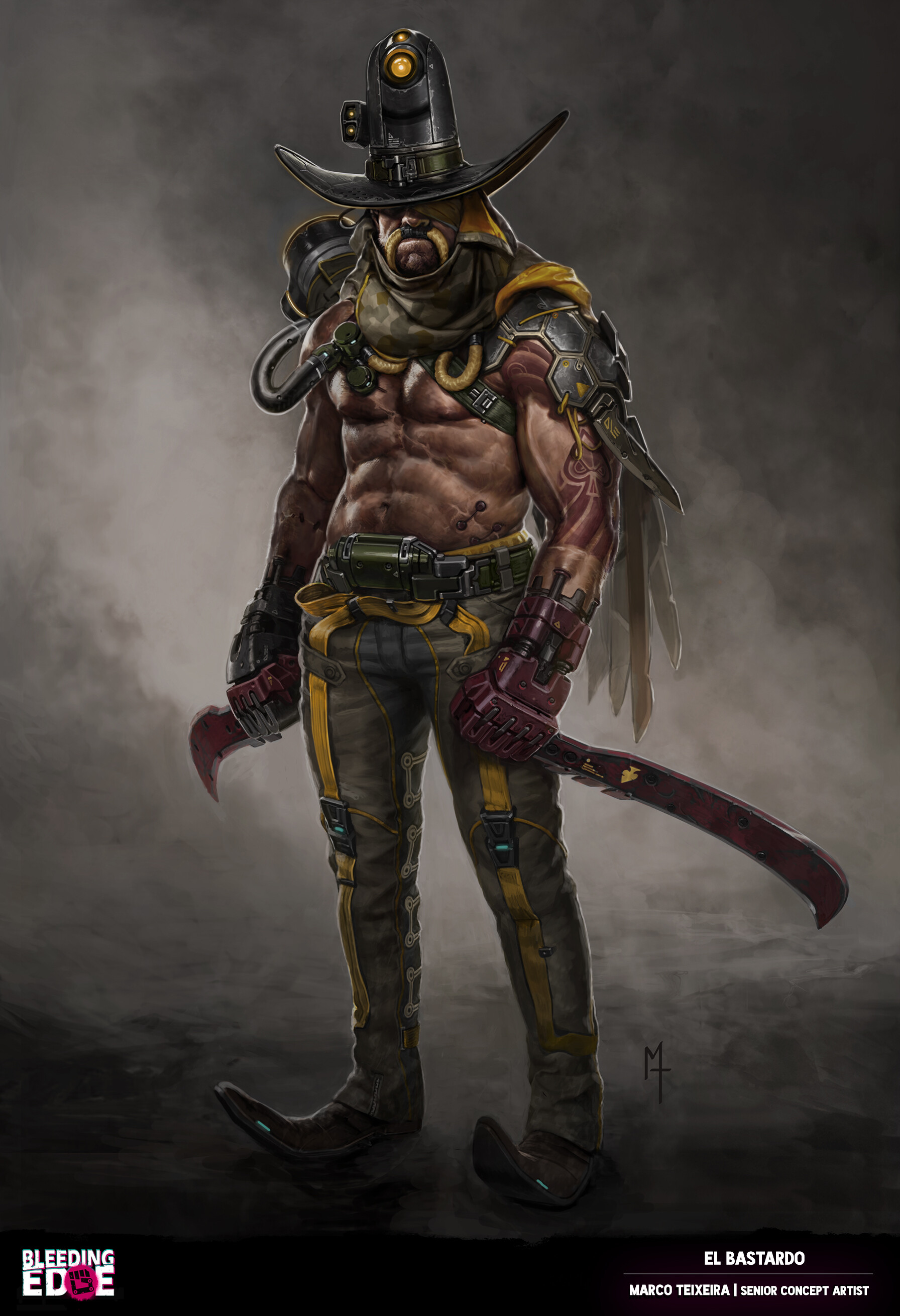 Marco Teixeira | Digital Art - Bleeding Edge | EL BASTARDO