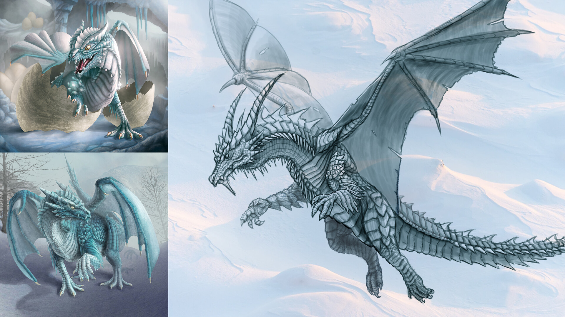 ice dragon theme