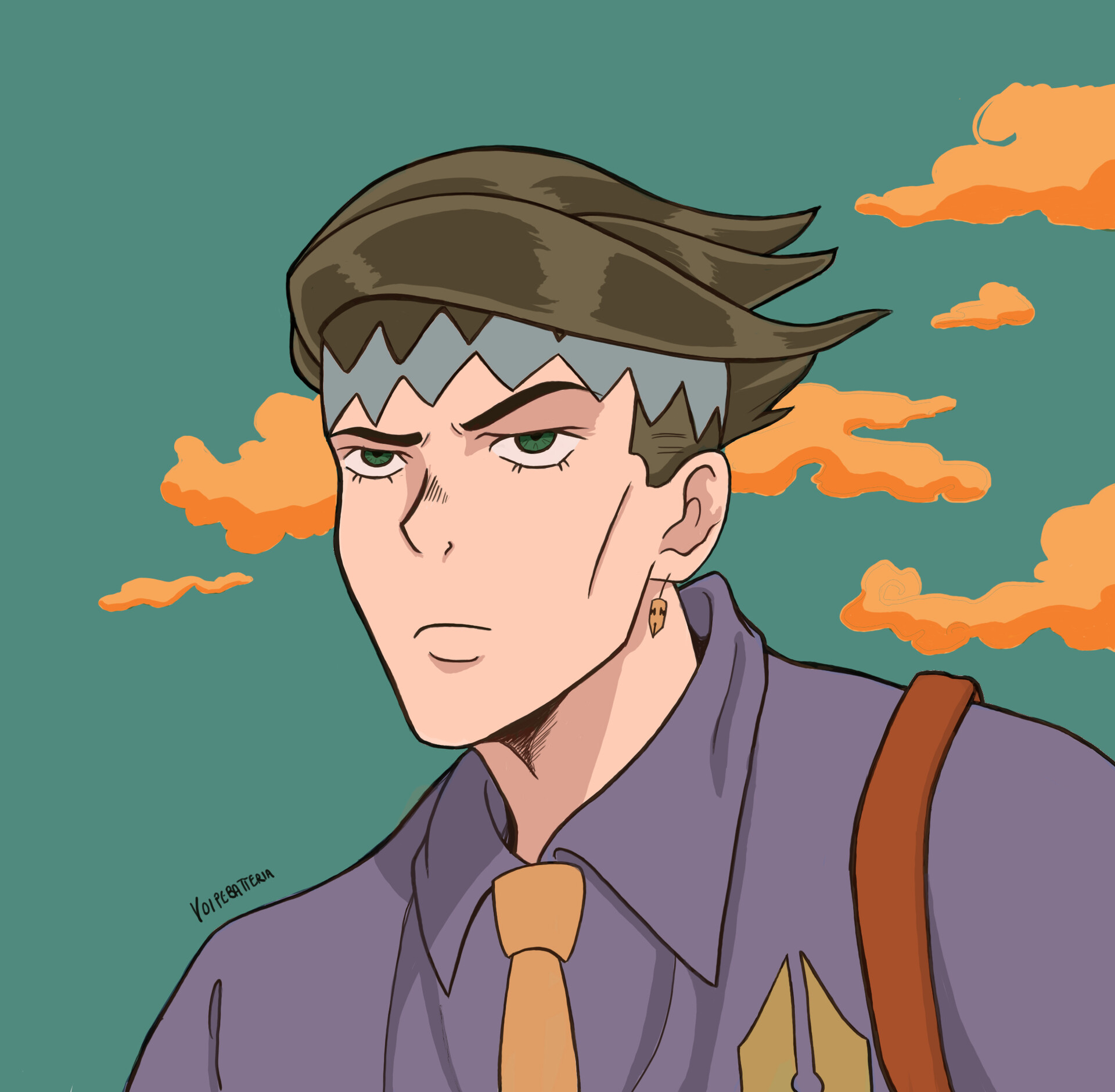 ArtStation - Rohan from jjba