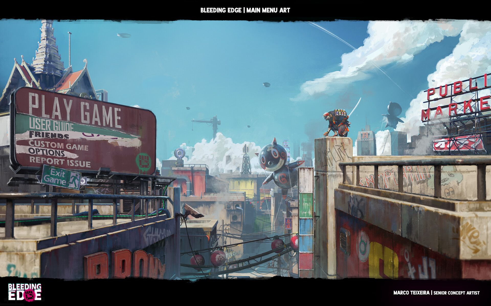 Marco Teixeira | Digital Art - Bleeding Edge | ENVIRONMENTS KEY ART