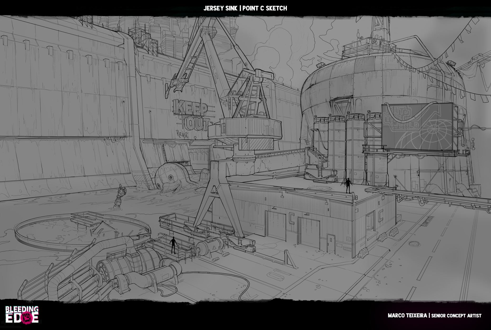 Marco Teixeira | Digital Art - Bleeding Edge | MAPS SKETCHES