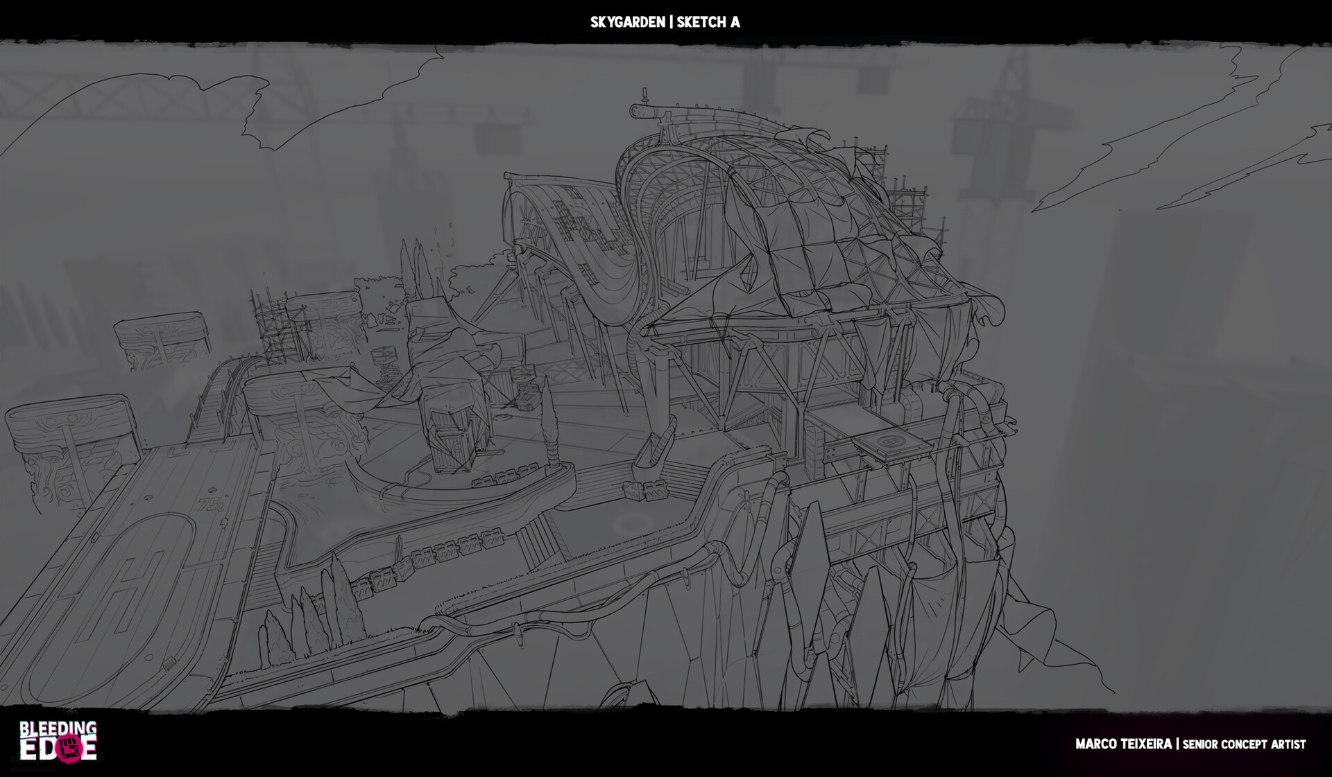 Marco Teixeira | Digital Art - Bleeding Edge | MAPS SKETCHES