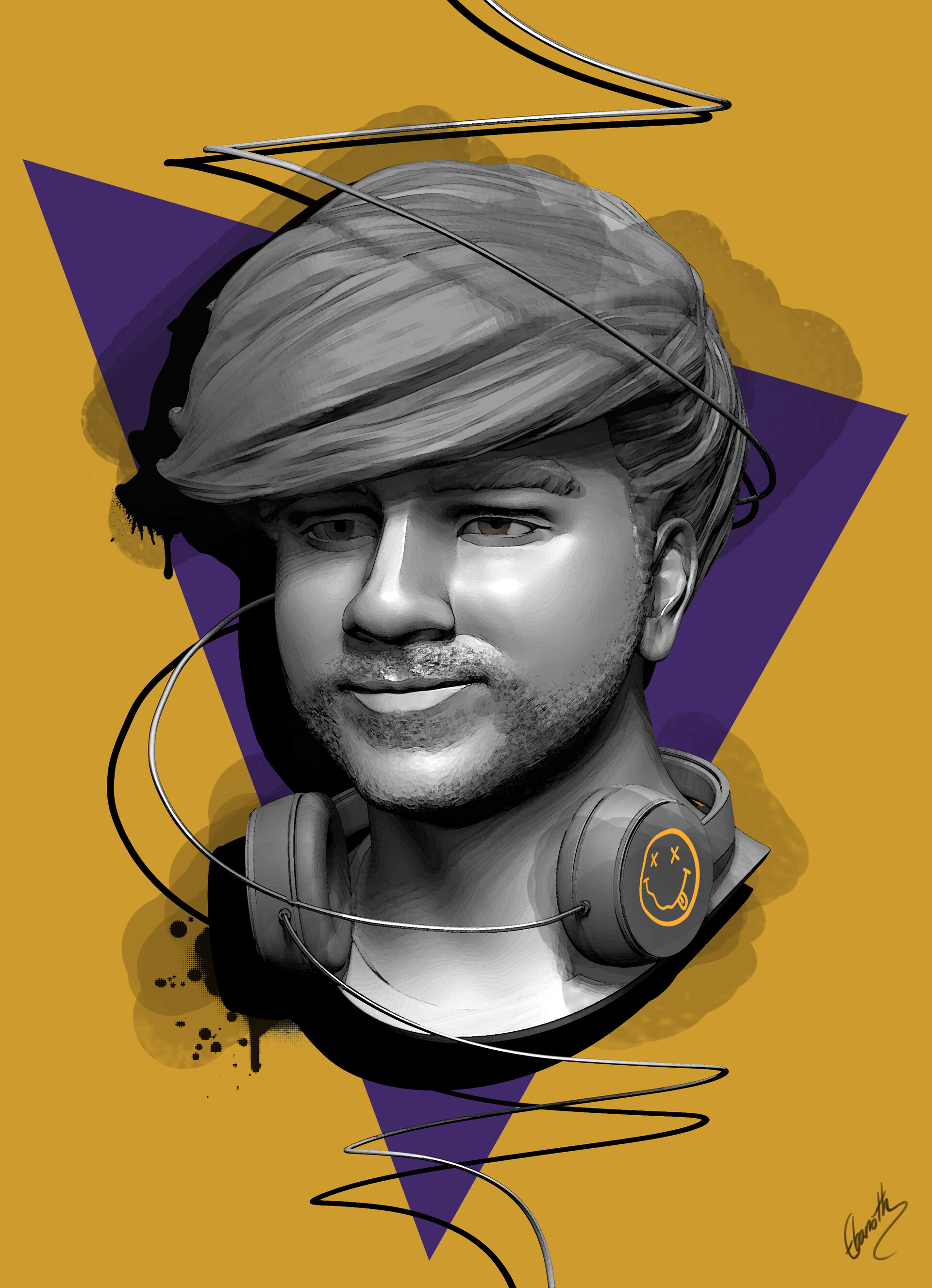 ArtStation - Dani Portrait with Zbrush and Photoshop, 2018