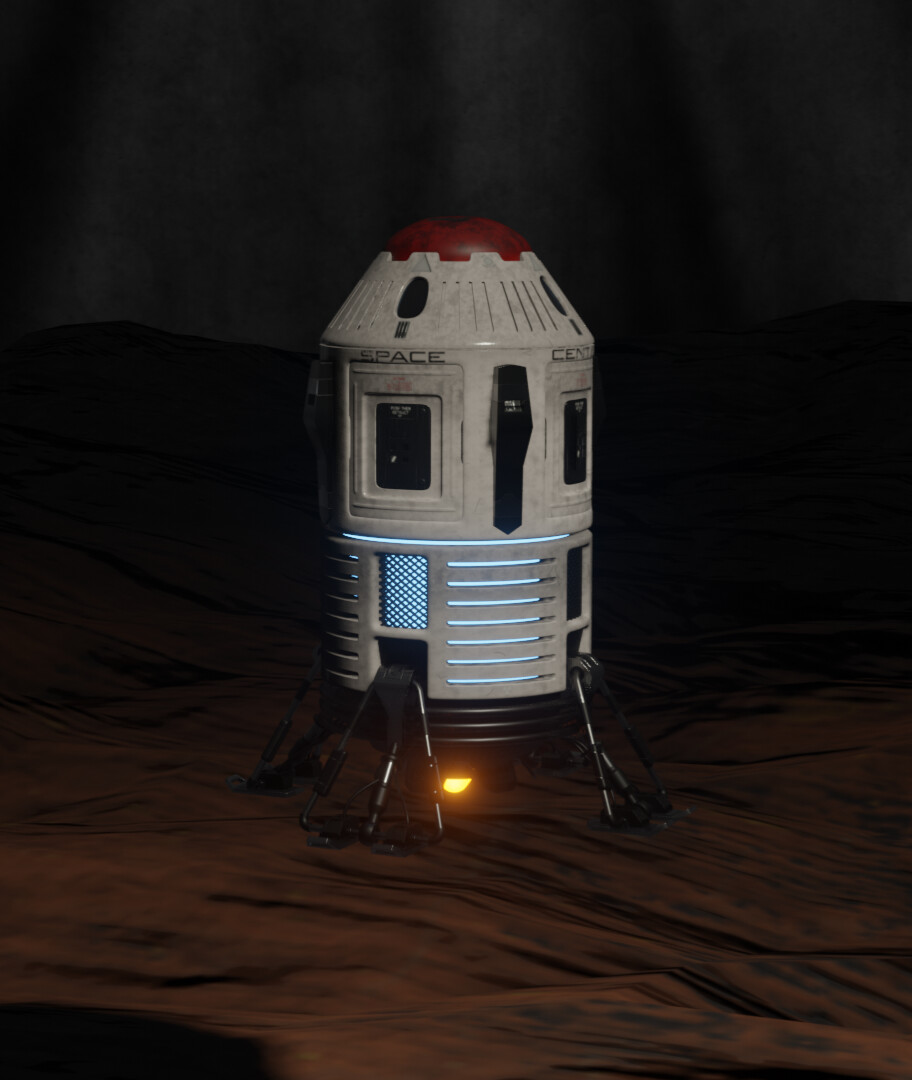 Arjen Plakke - Mars Lander Animation including a tutorial of the creation