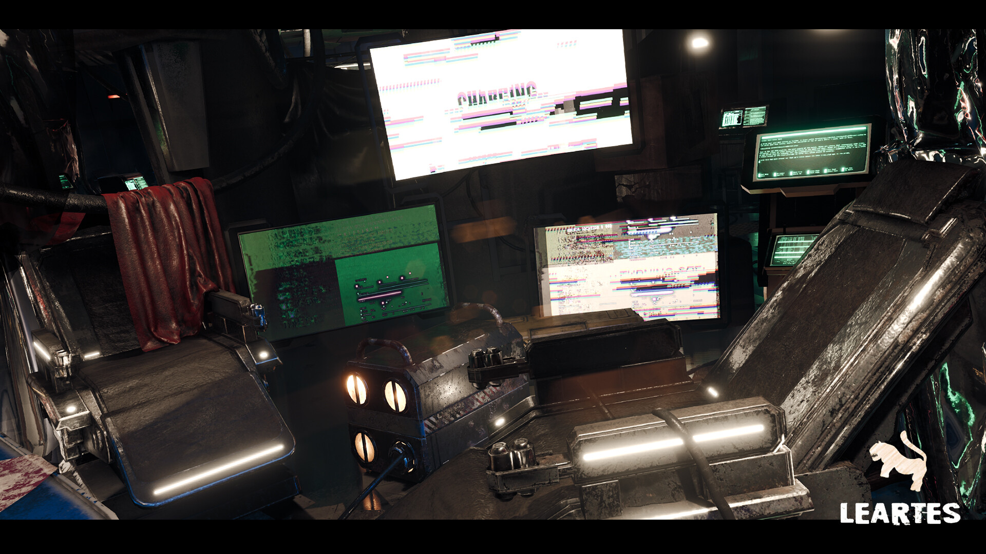 Leartes Studios - CyberPunk Laboratory / Research Center Interior Kitbash