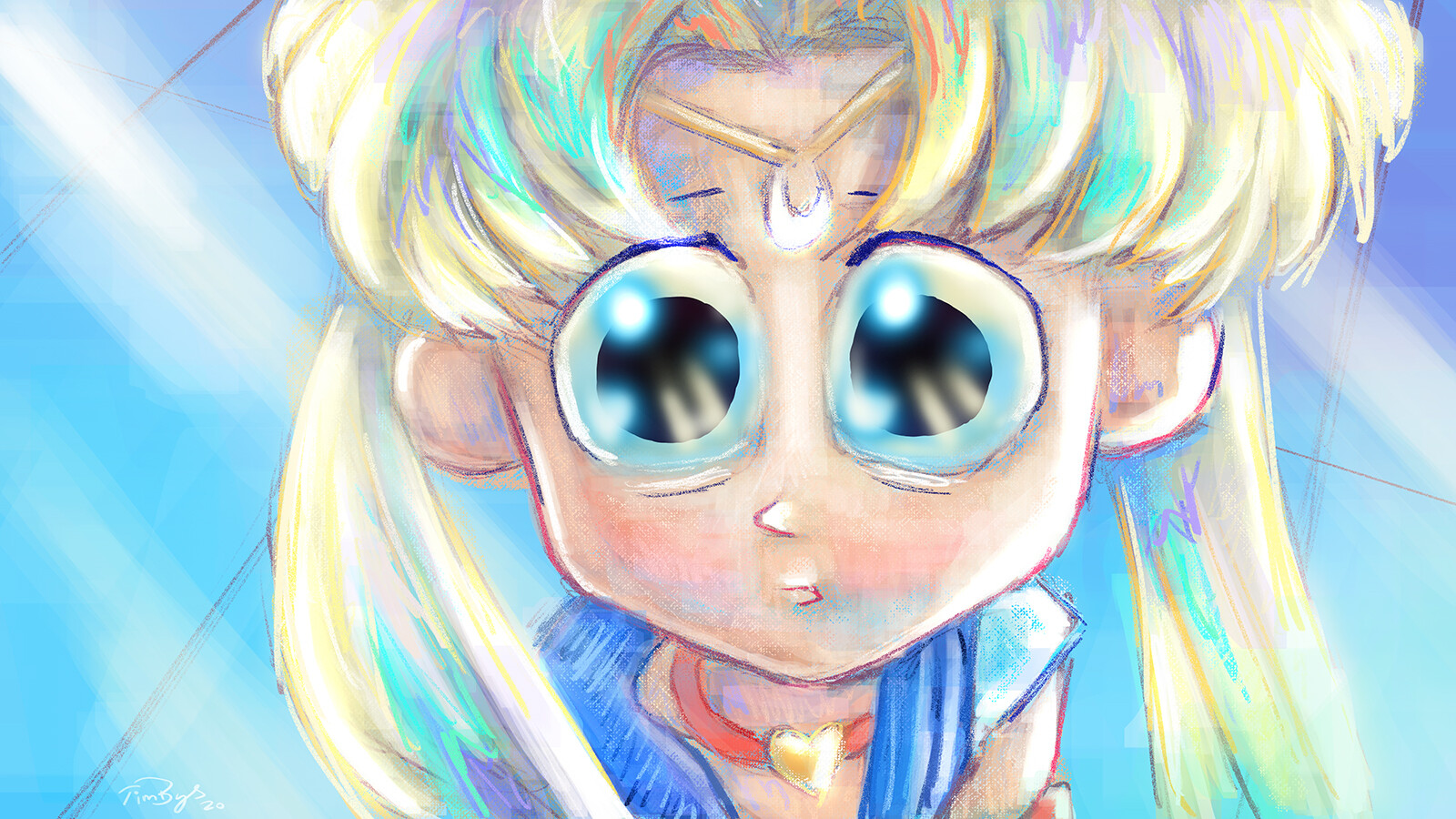 ArtStation - Sailor Moon Redraw!