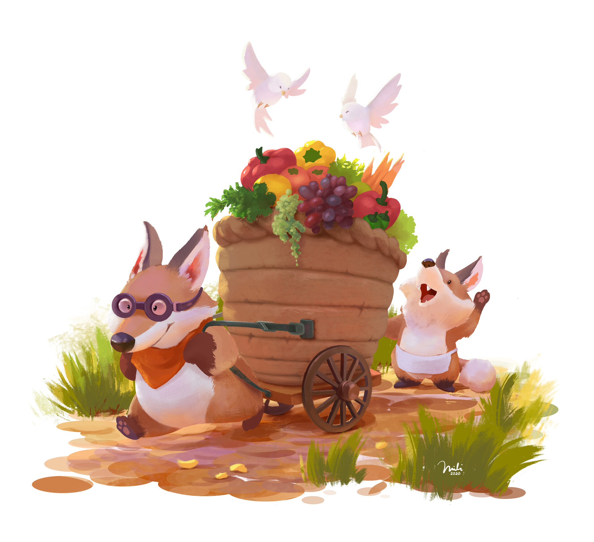 ArtStation - TWO FOXES