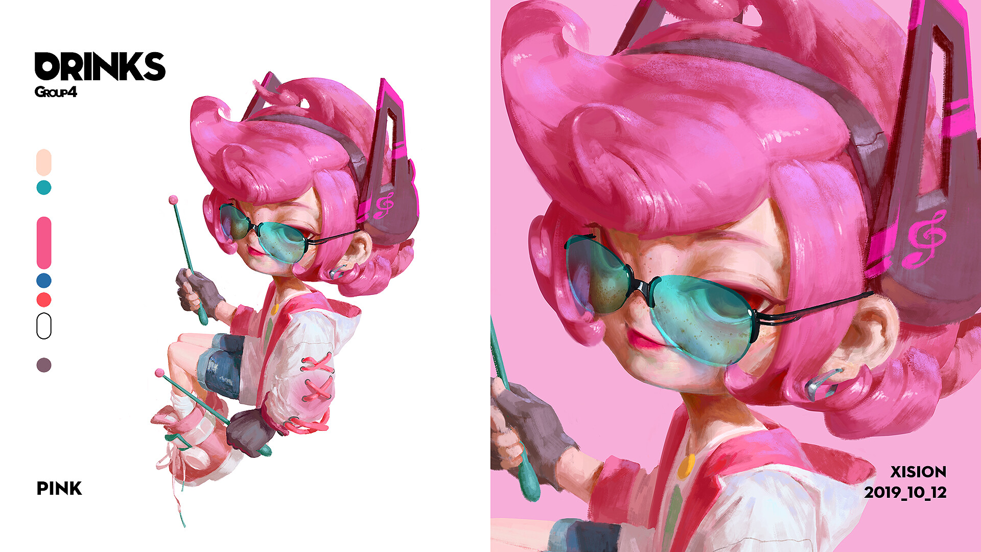 ArtStation - drinks_pink