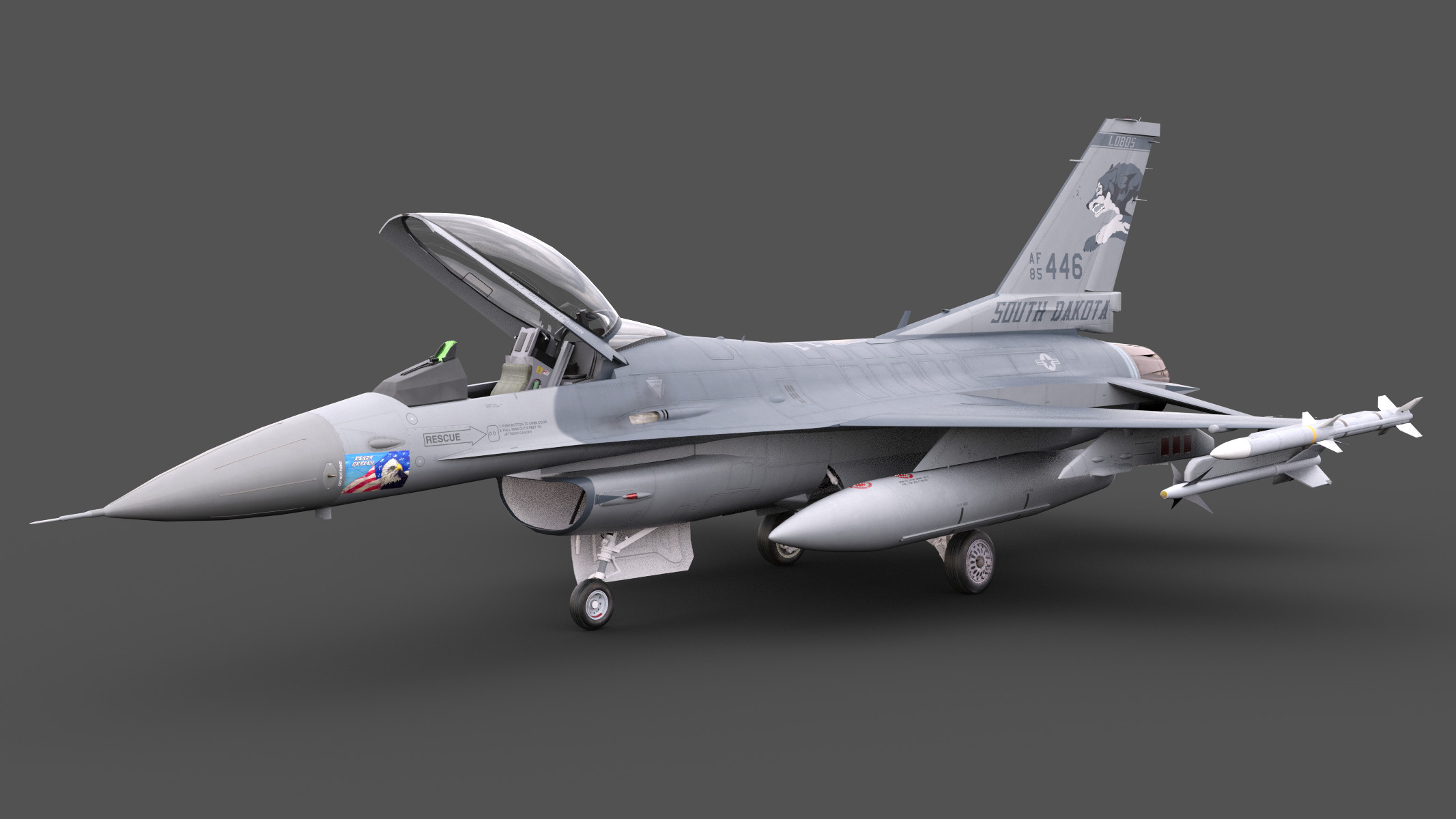 Westfield 3d - F-16C Weapons Loading