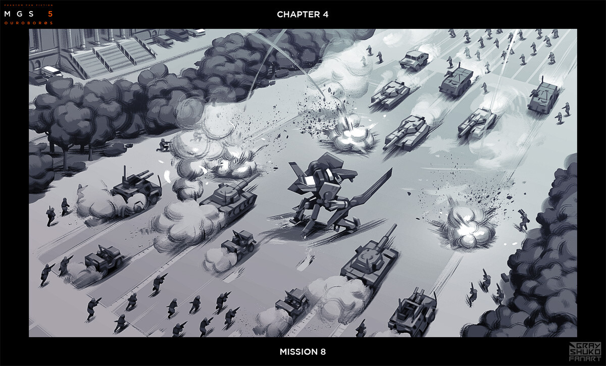 Gray Shuko - MGS 5 Ourobor0s - Chapter 4