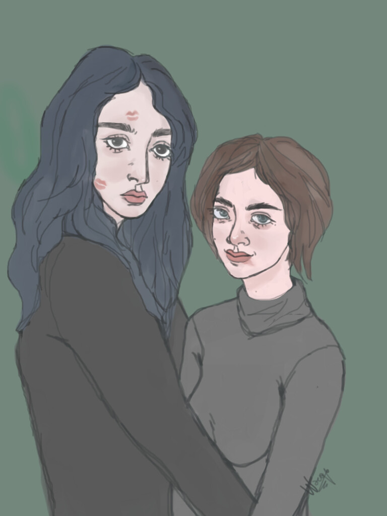 ArtStation - Simple Drawing of my boy and me