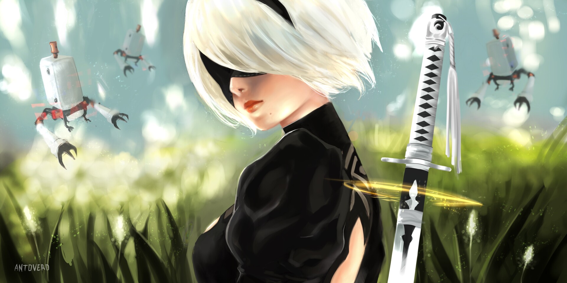 ArtStation - NieR Automata - 2B Fanart
