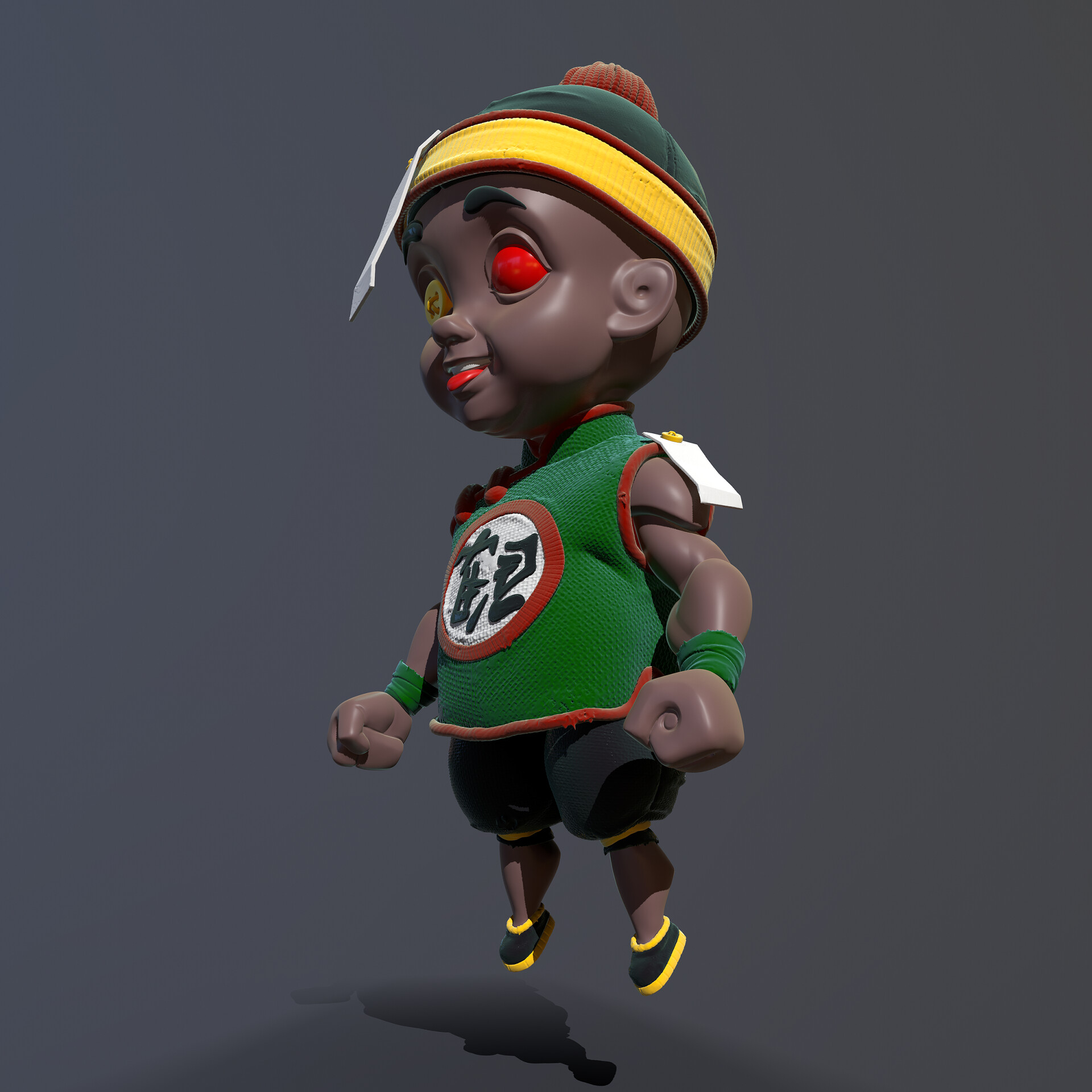 ArtStation - Chiaotzu_ Dragonbal_Charater