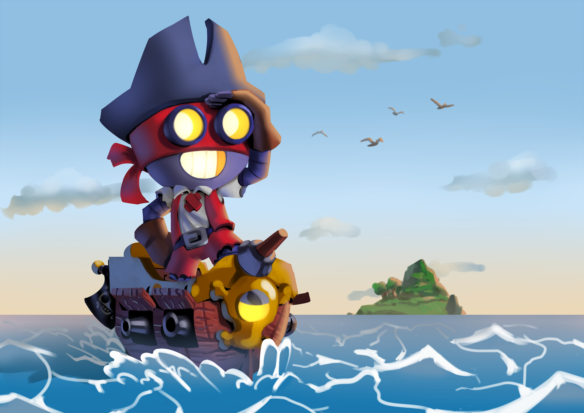 ArtStation - Pirate Carl fanart